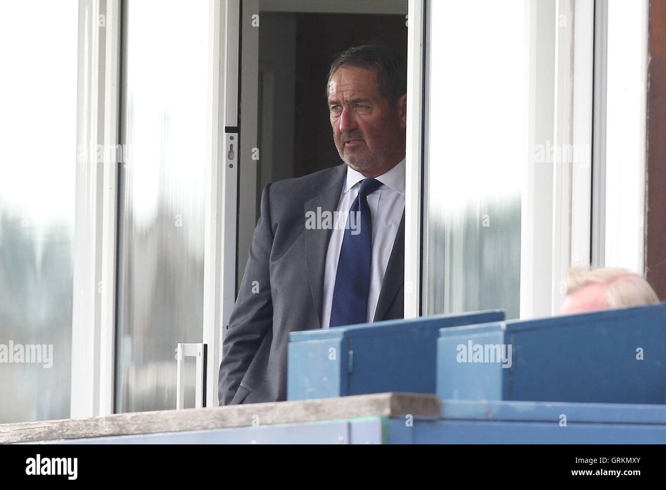 Graham Gooch looks on from the Essex dressing room - Essex CCC vs Kent ...