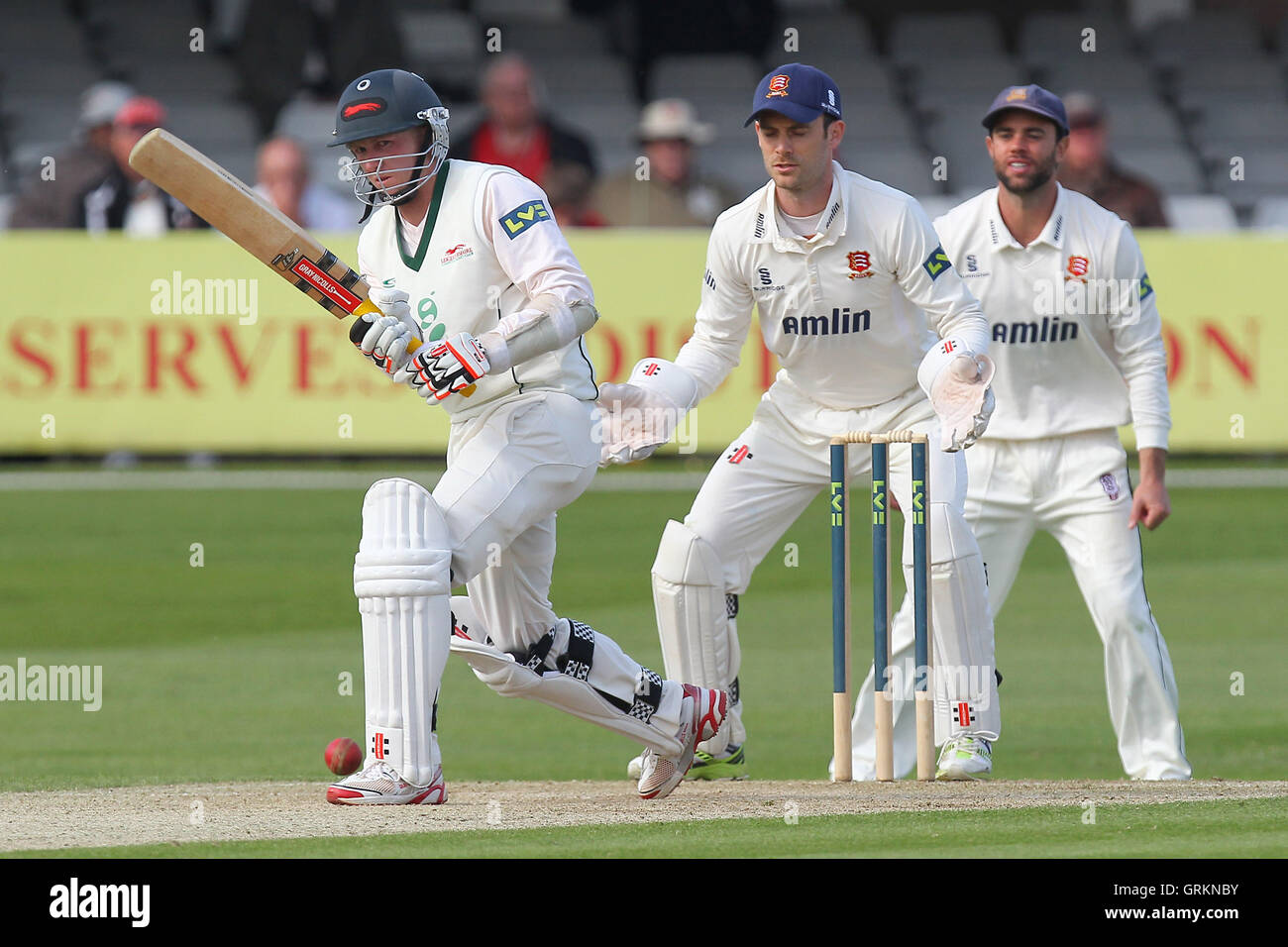 Cricket action stumps hi-res stock photography and images - Alamy