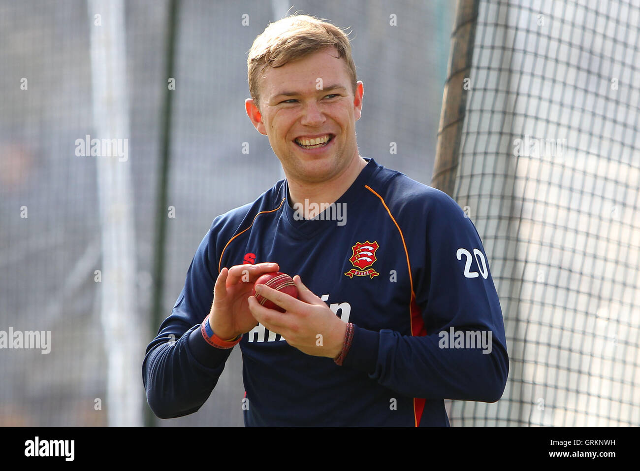 Tom Craddock of Essex during nets practice - Essex CCC Pre-Season at ...