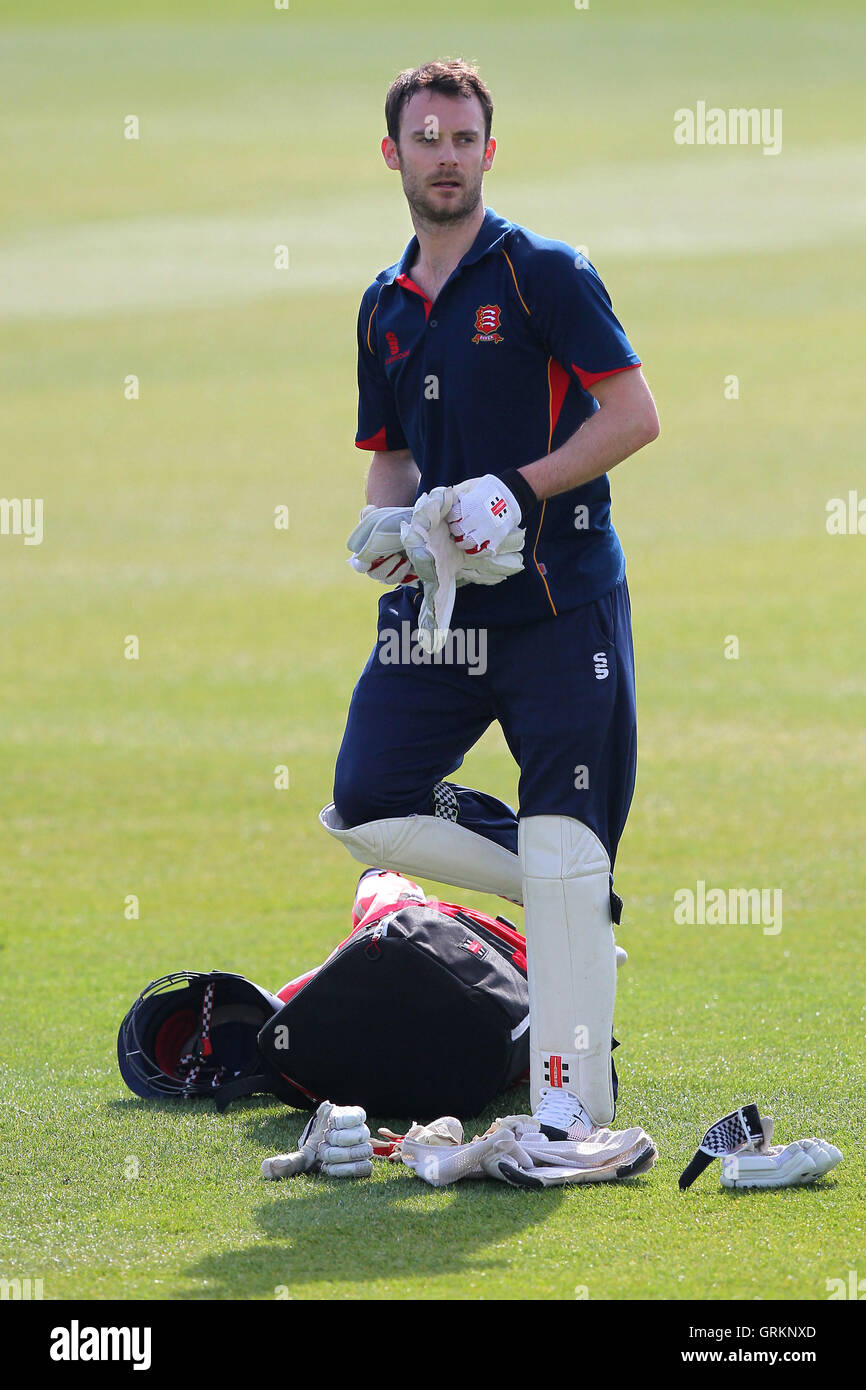 Essex captain James Foster looks on during pre-season training - Essex ...
