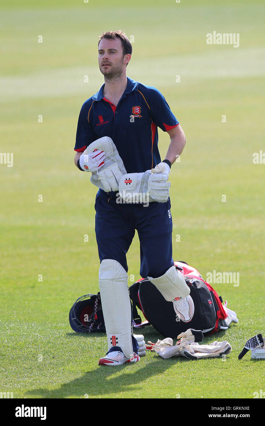 Essex captain James Foster looks on during pre-season training - Essex ...