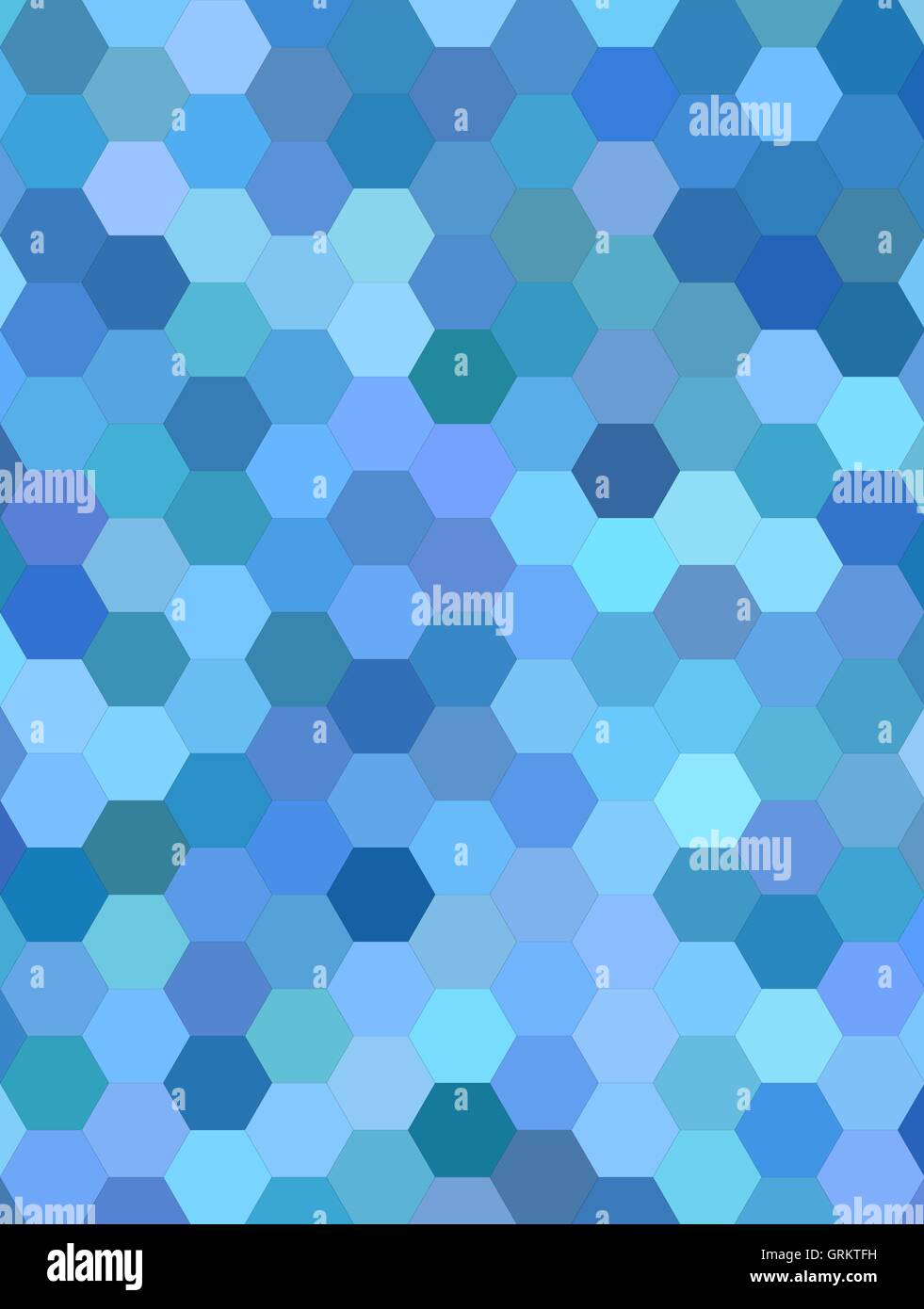 Light blue hexagon mosaic background design Stock Vector Image & Art ...
