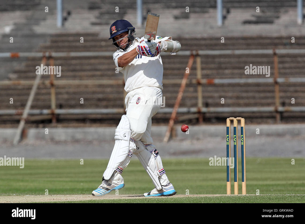 Greg Smith in batting action for Essex - Glamorgan CCC vs Essex CCC ...