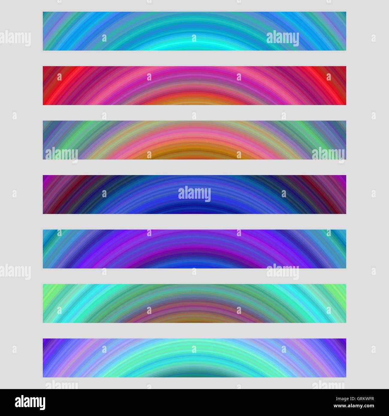 Set of colorful web banner backgrounds Stock Vector Image & Art - Alamy