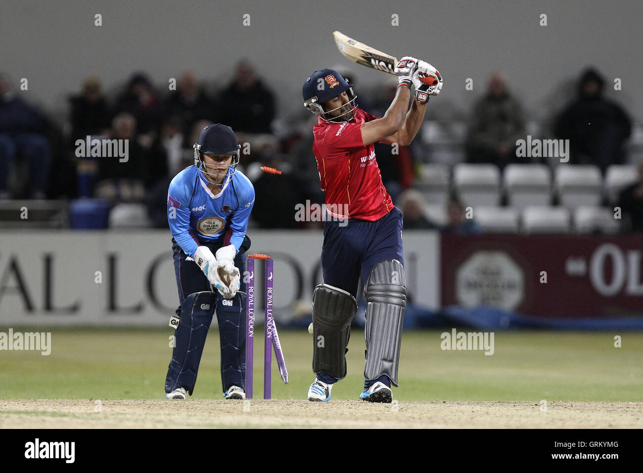 ravi-bopara-of-essex-is-bowled-out-by-andrew-hall-as-ben-duckett-looks