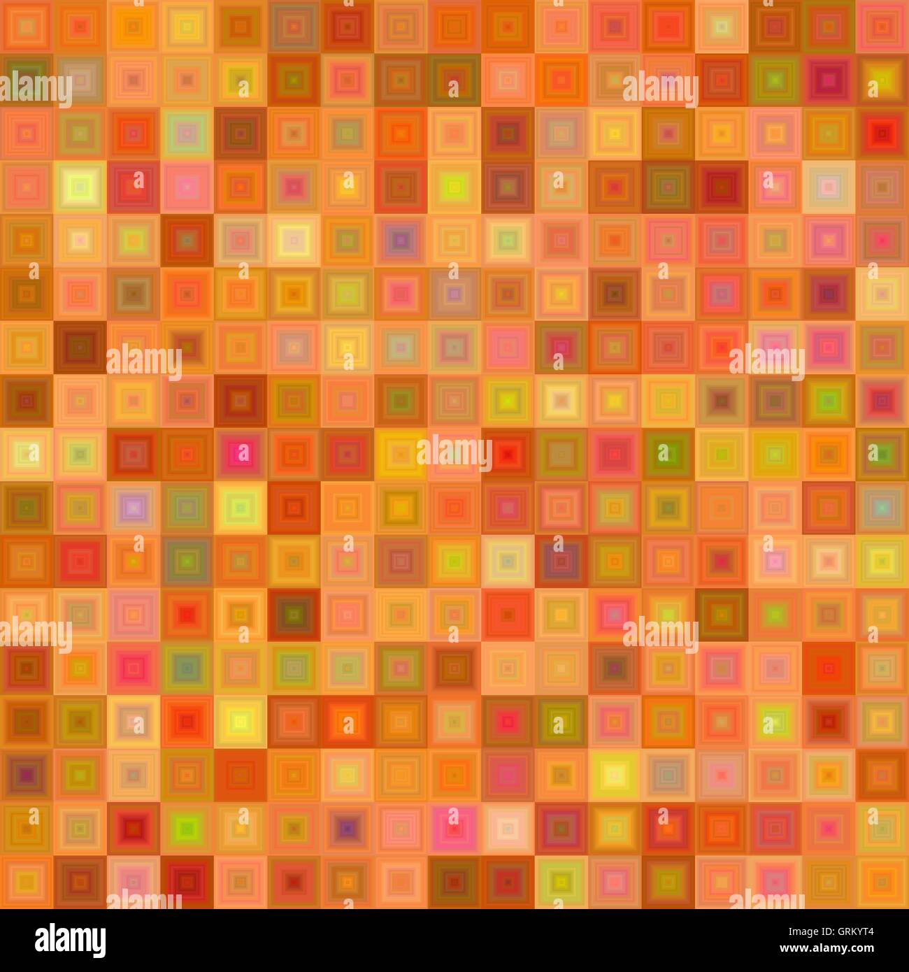 Orange color square mosaic background design Stock Vector Image & Art ...