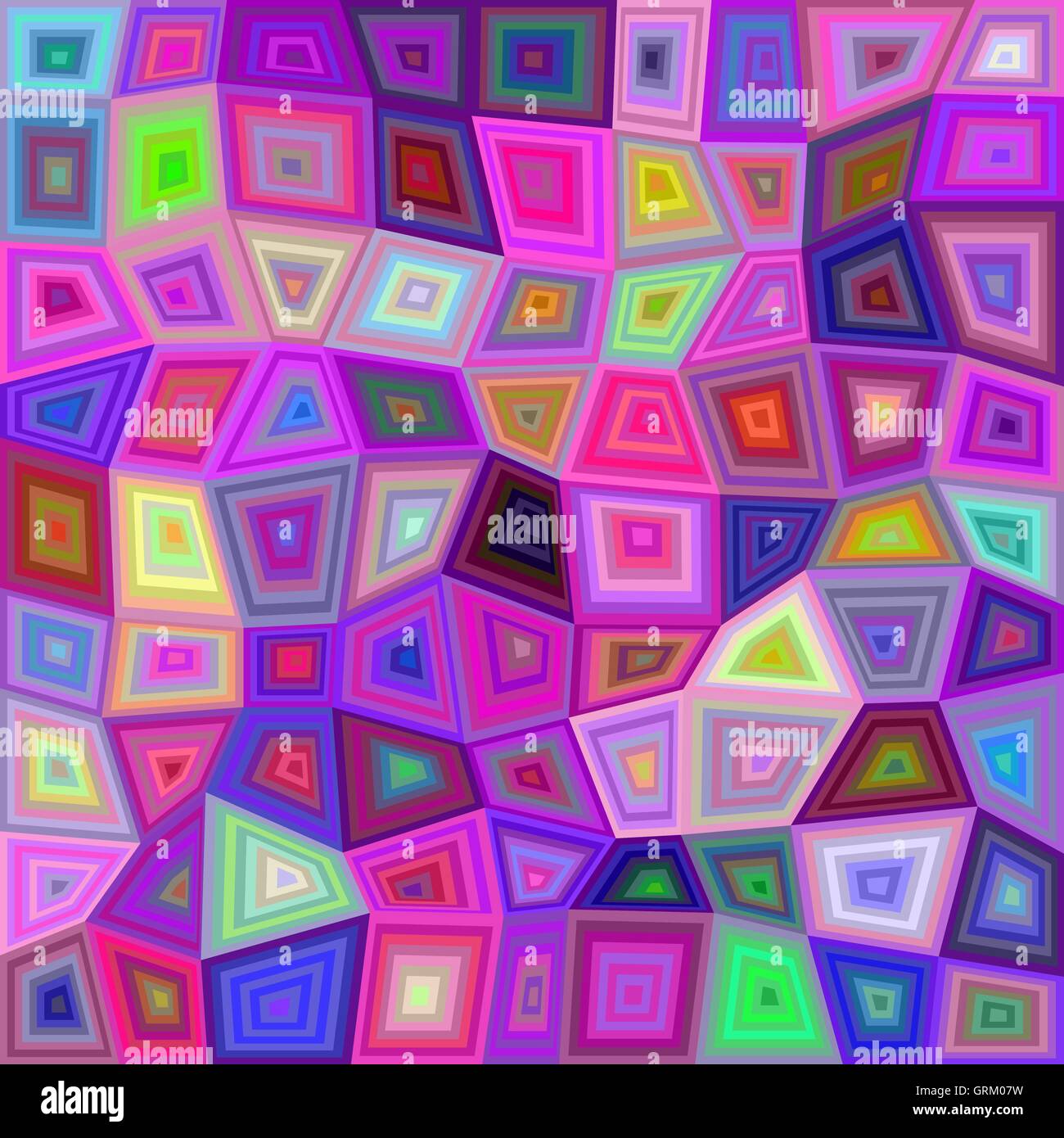 Mosaic rectangle concentric shape hi-res stock photography and images ...