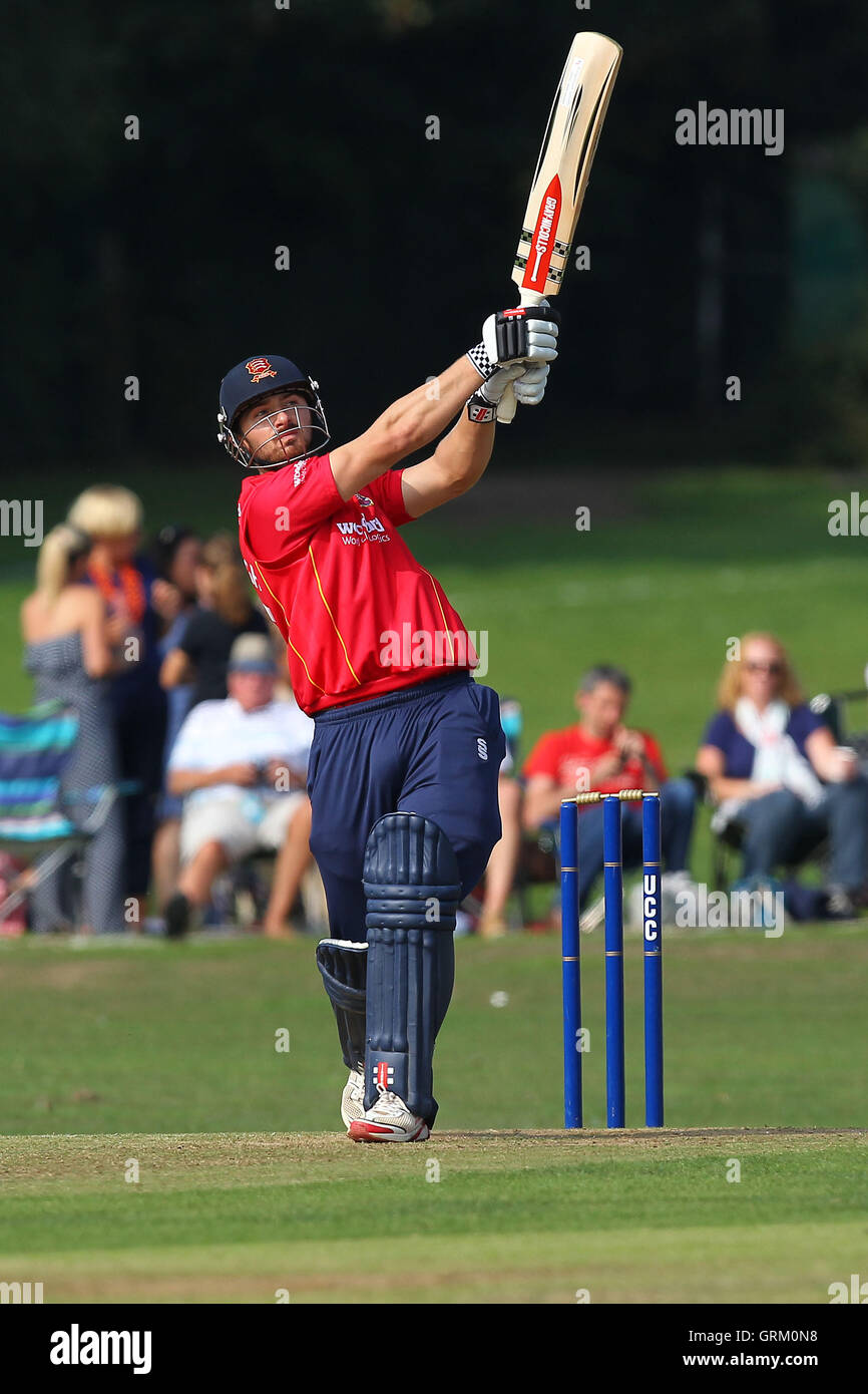 Jaik Mickleburgh of Essex hits out - Upminster CC vs Essex CCC ...
