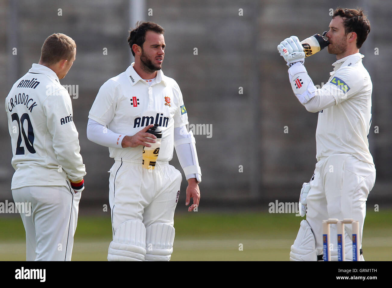 James Foster (R) of Essex takes a drick as the temperature rises ...