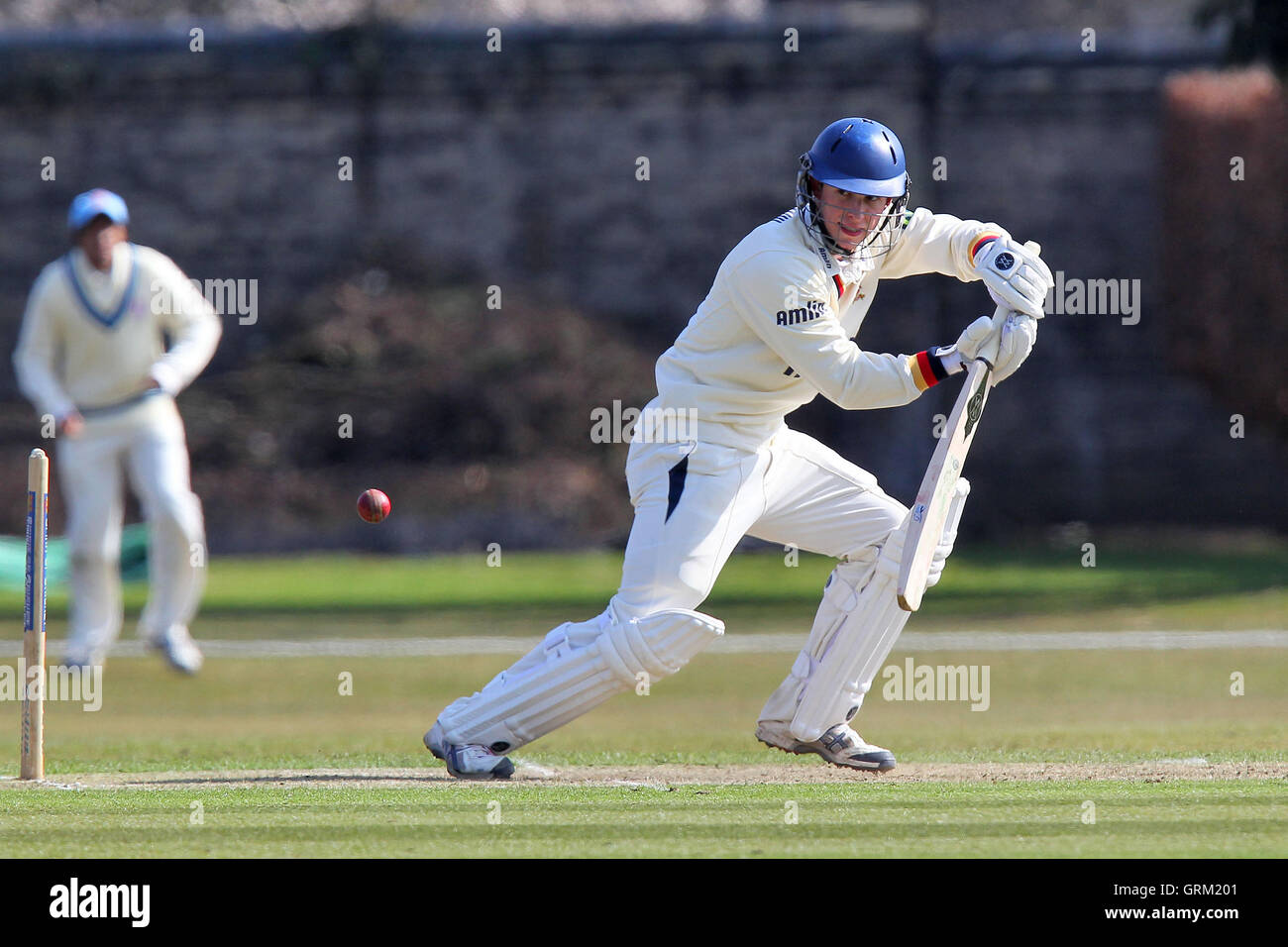 Sam Arthurton in batting action for Essex - Cambridgeshire CCC vs Essex ...