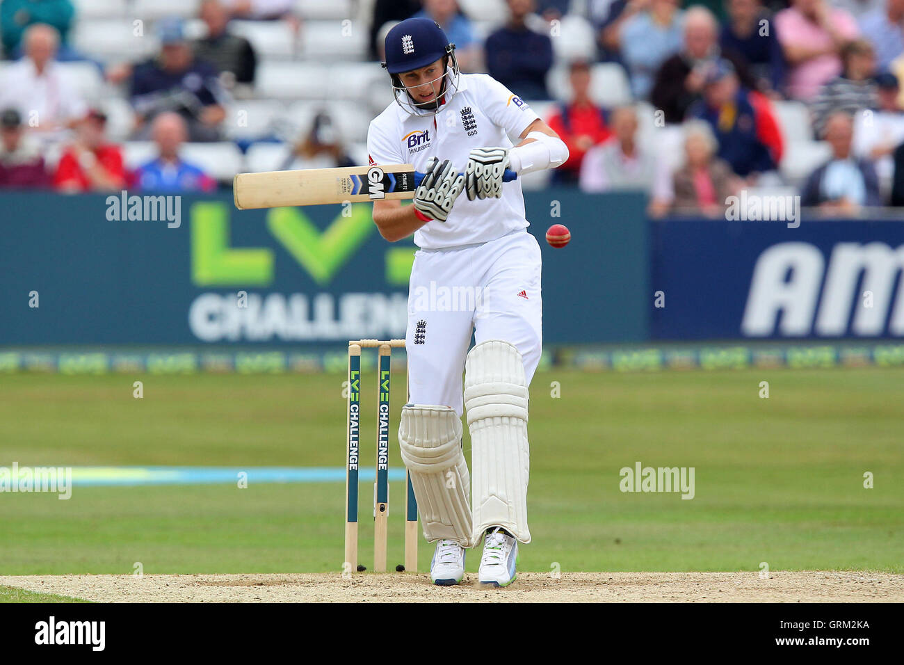 Joe Root in batting action for England - Essex CCC vs England - LV ...