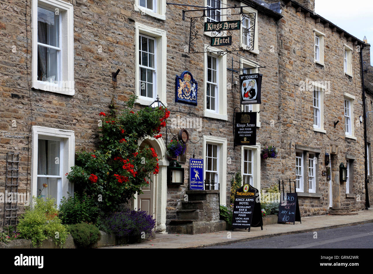 Askrigg, Wensleydale, North Yorkshire, UK Stock Photo - Alamy