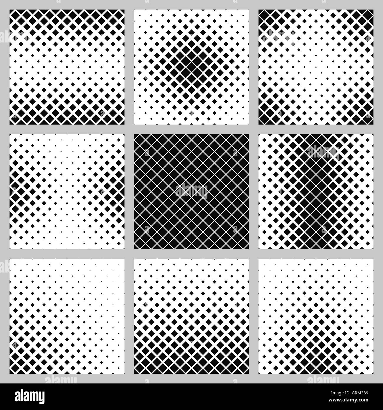 Set monochrome square pattern designs Stock Vector Image & Art - Alamy