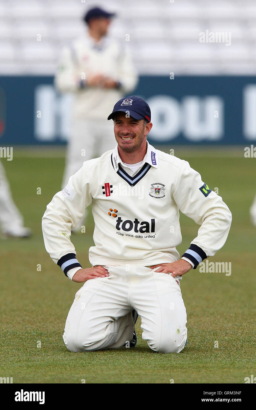 Michael Klinger of Gloucestershire - Essex CCC vs Gloucestershire CCC ...