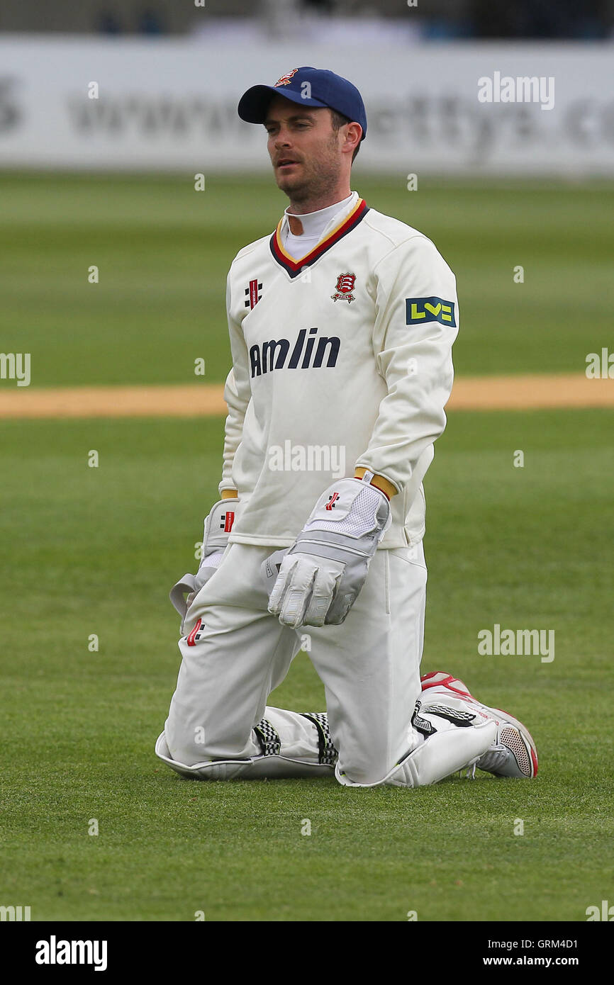Essex captain James Foster seeks the wherabouts of the ball - Essex CCC ...