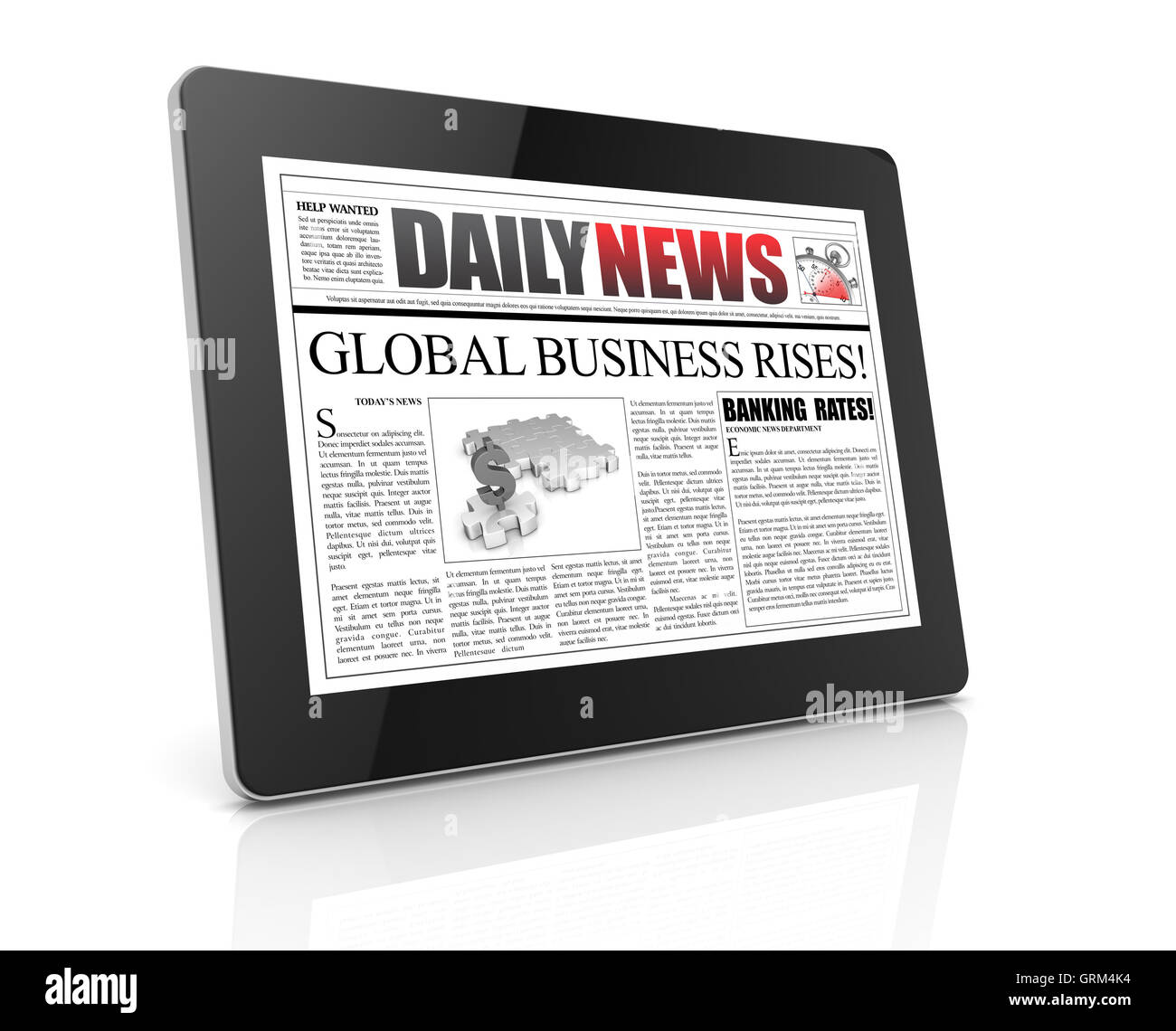 Daily information Cut Out Stock Images & Pictures - Alamy