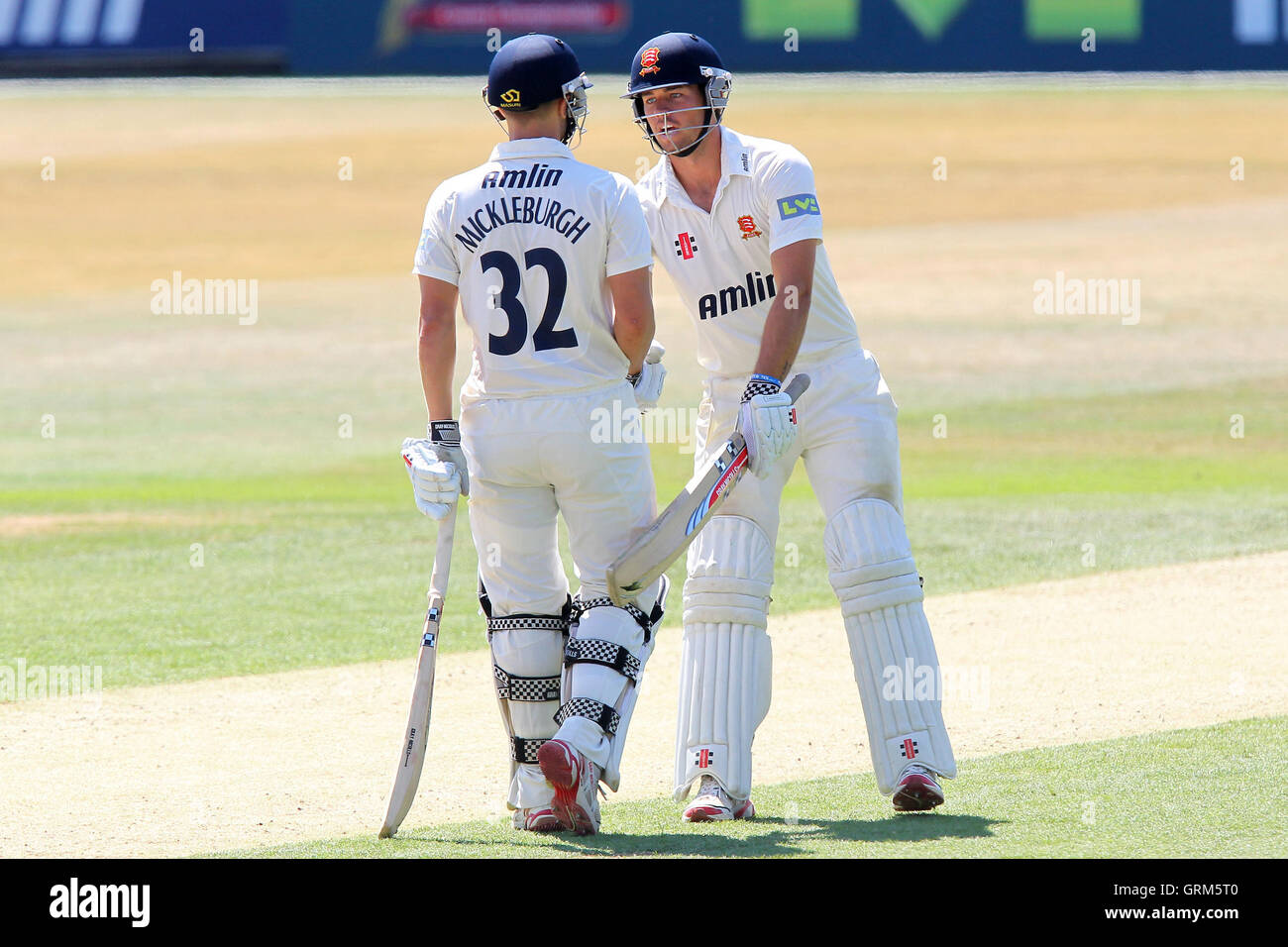 Jaik Mickleburgh of Essex celebrates 150 runs for his team and is ...