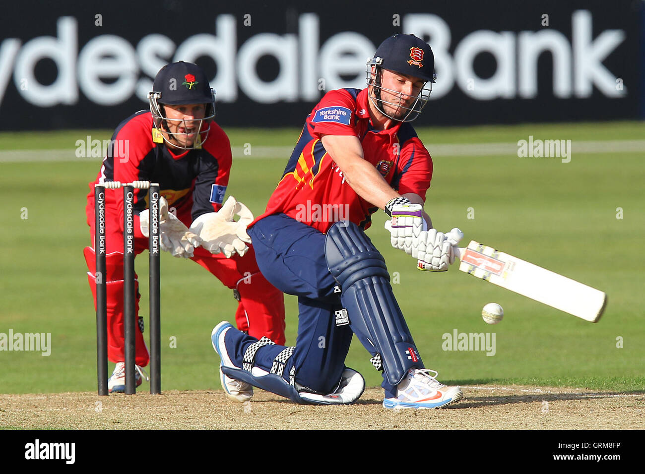 Hamish Rutherford in batting action for Essex - Essex Eagles vs ...