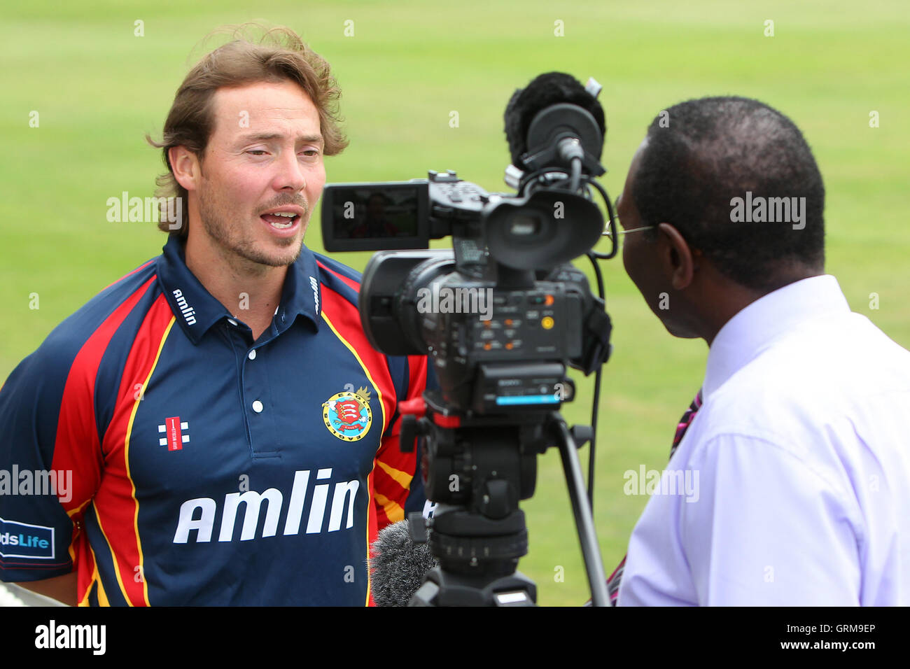Graham Napier of Essex is interviews by the media - Essex CCC Friends ...