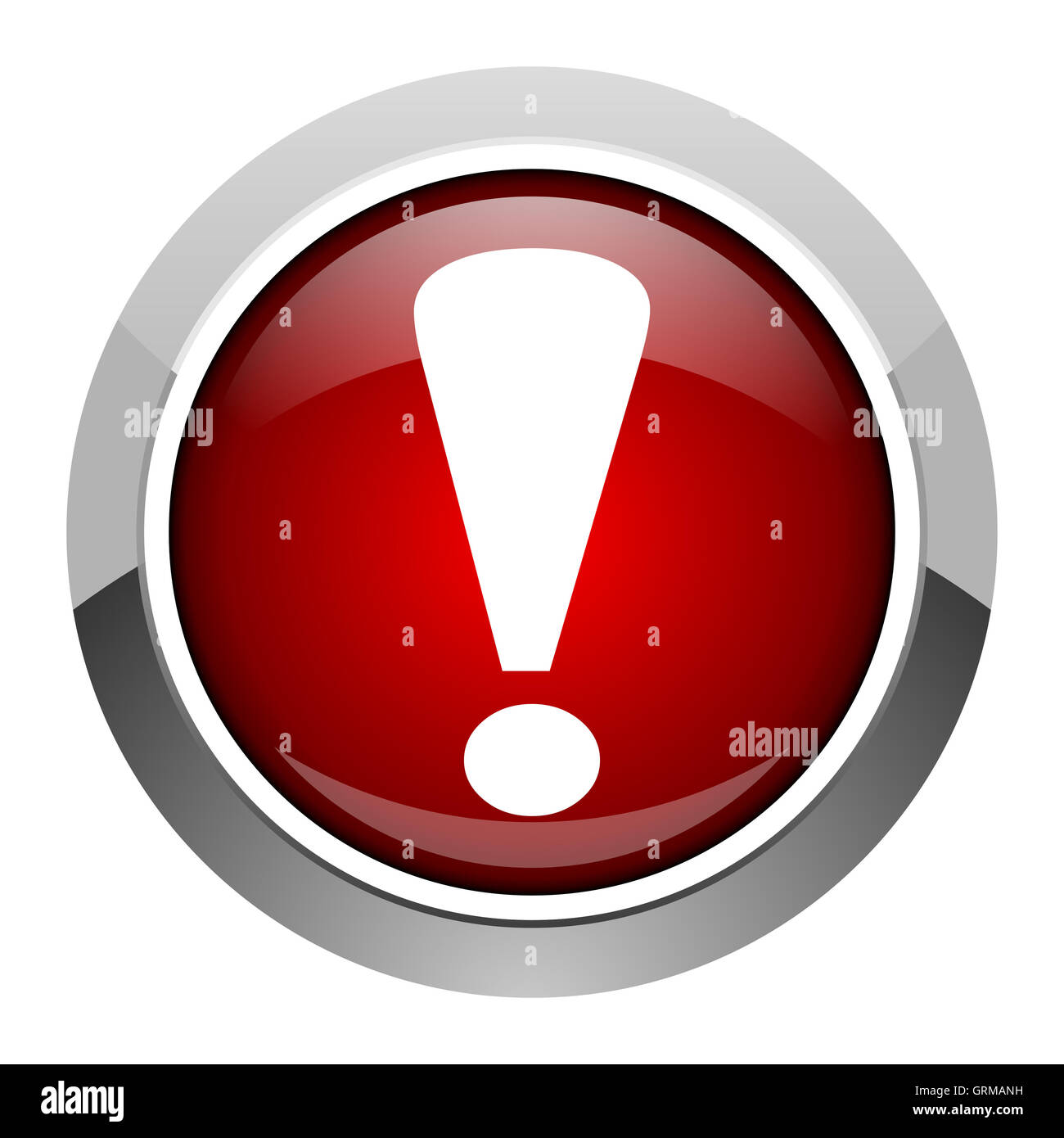 exclamation sign icon Stock Photo - Alamy