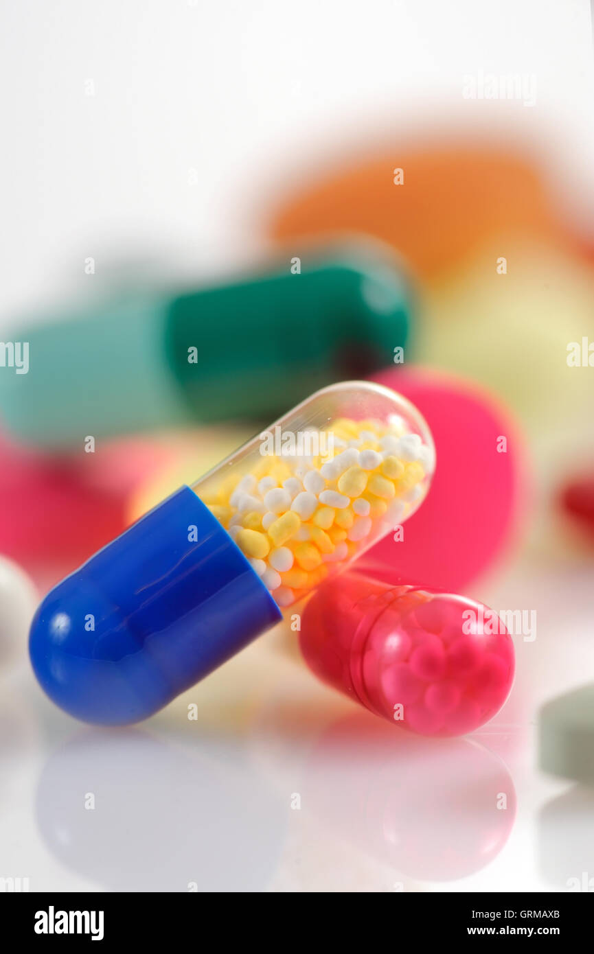 Pills assortment hi-res stock photography and images - Alamy