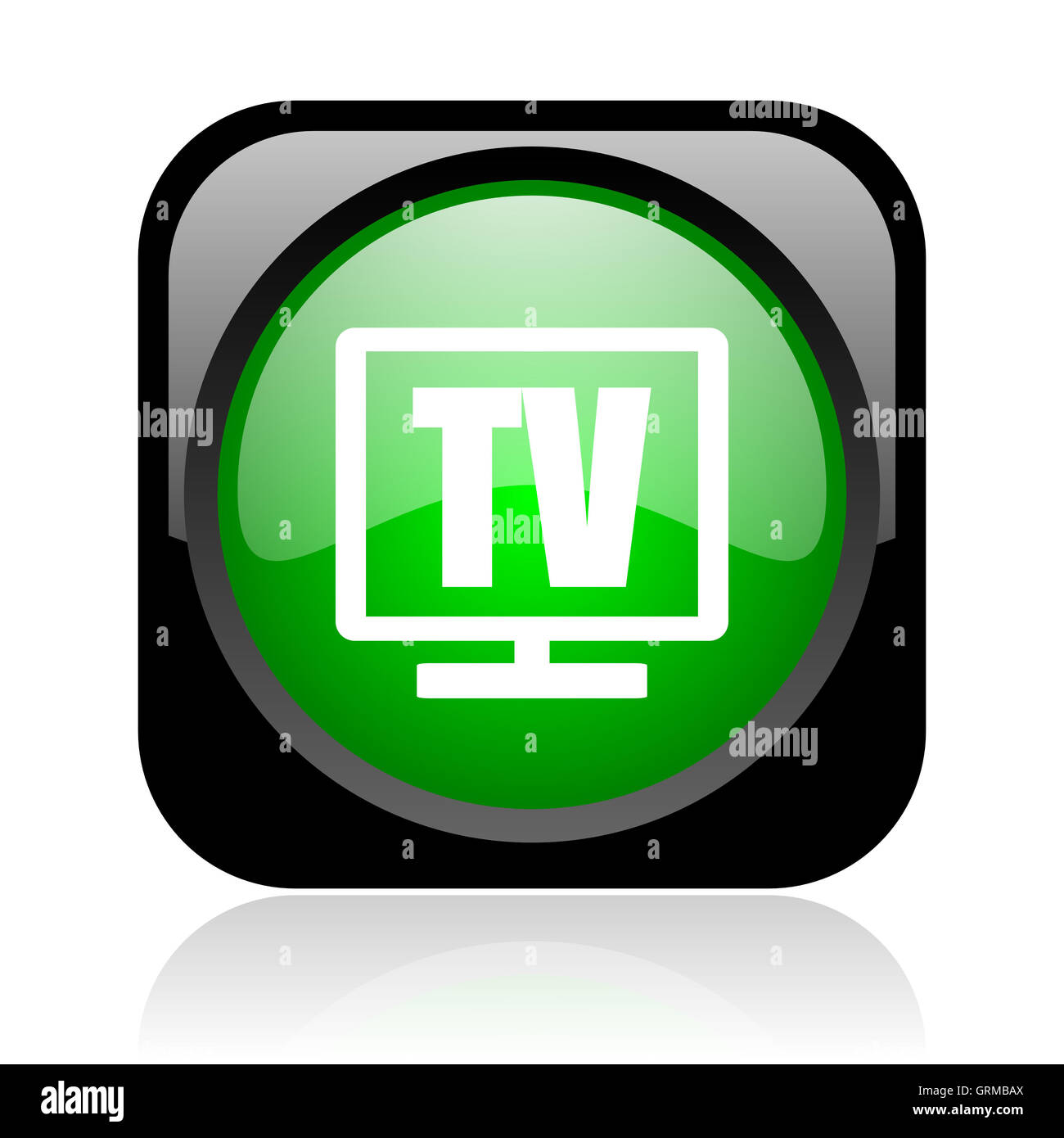 Tv with green screen Cut Out Stock Images & Pictures - Alamy