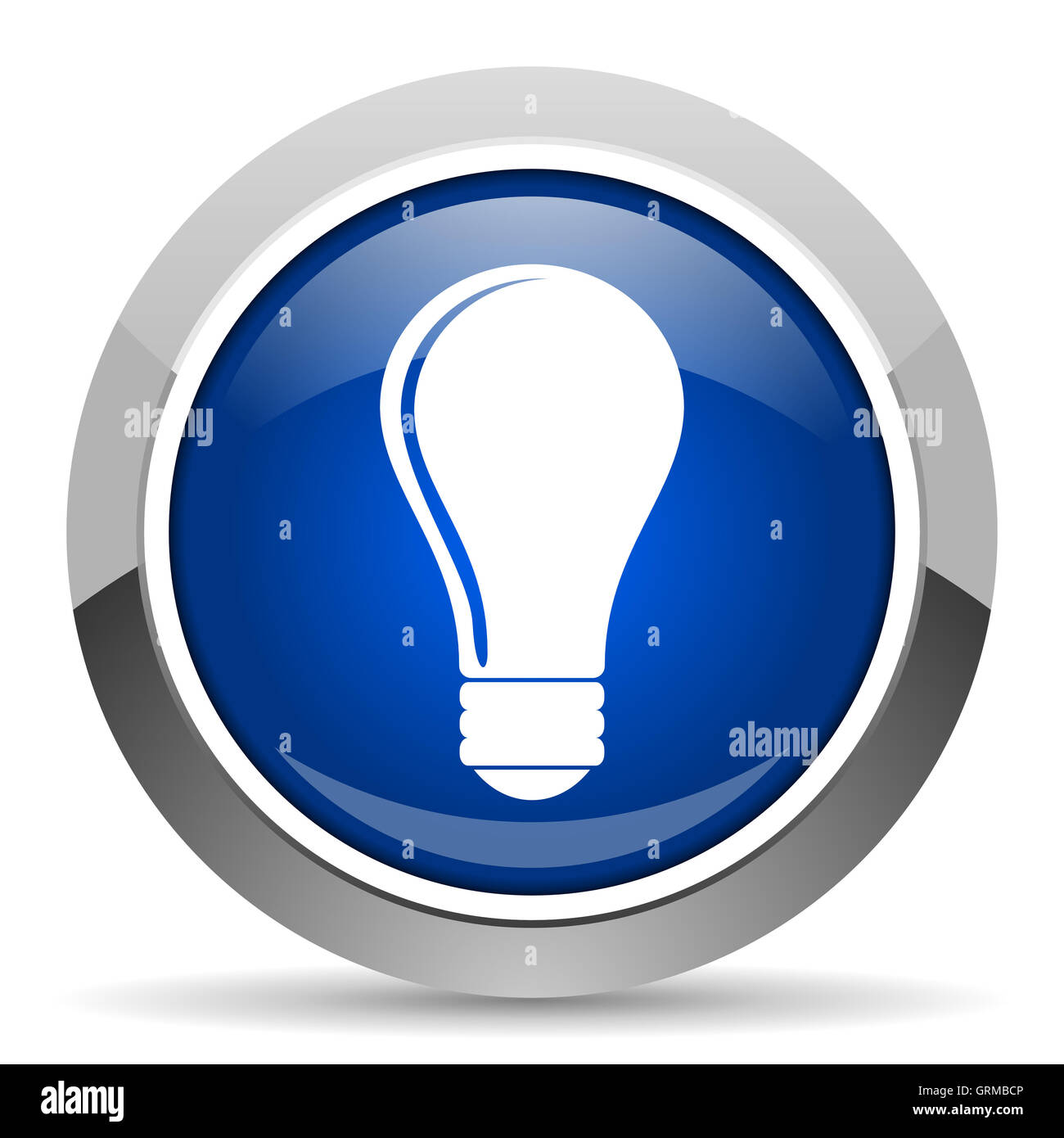 light bulb icon Stock Photo - Alamy