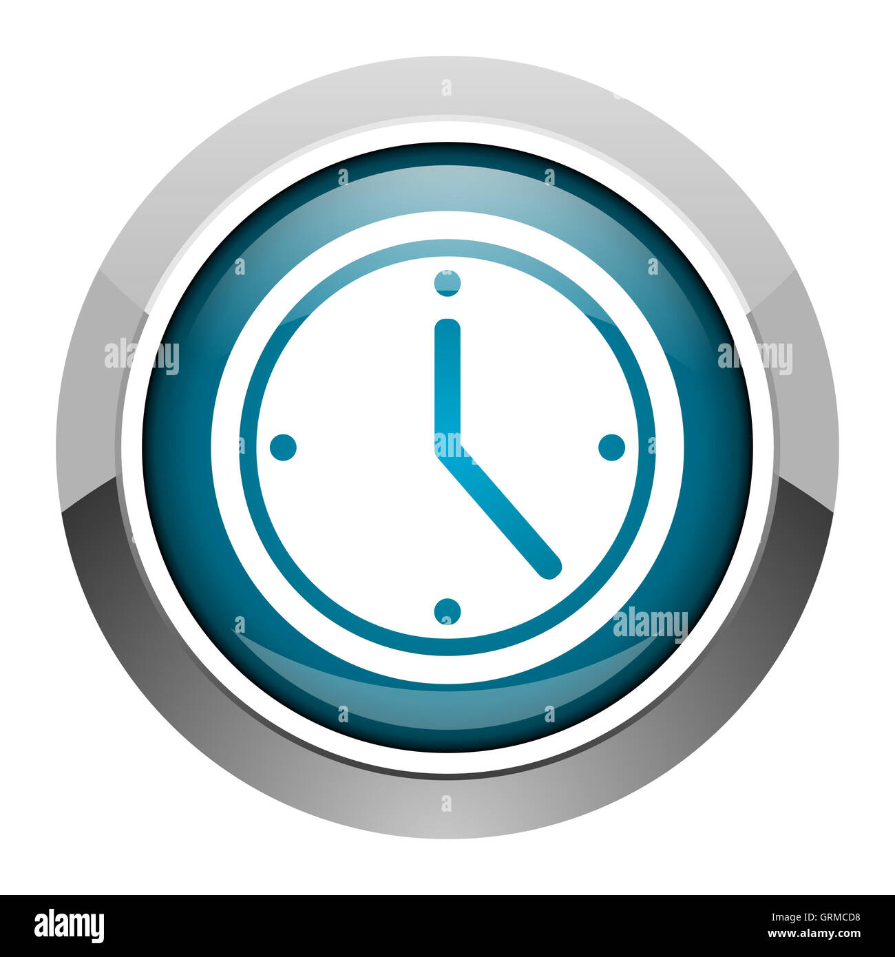 Clock icon hi-res stock photography and images - Alamy