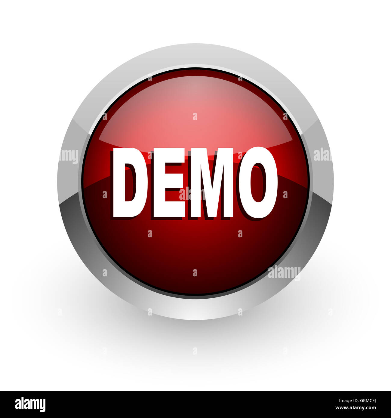 Demo icon demo website button hi-res stock photography and images - Alamy