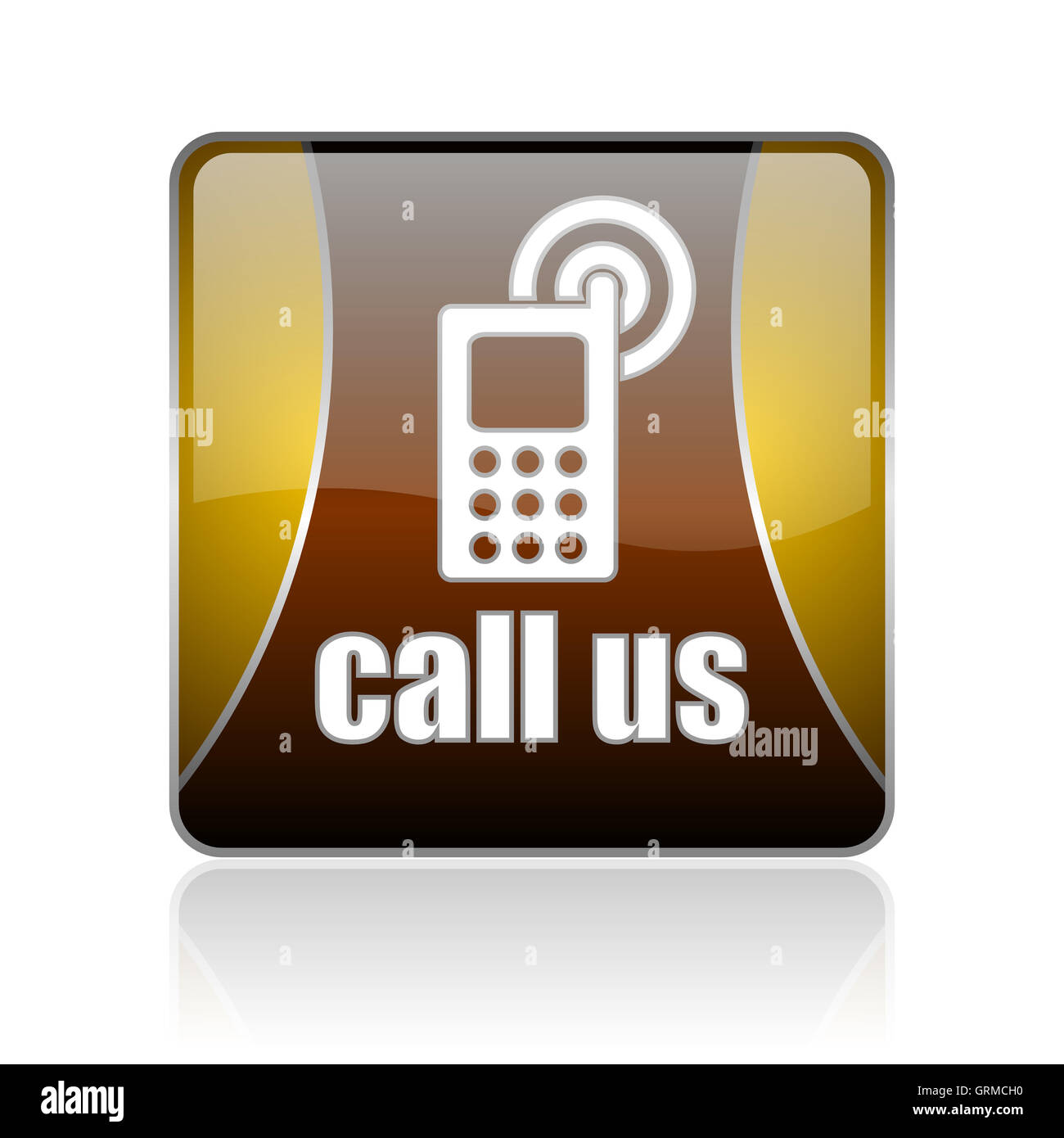 Phone golden square web hi-res stock photography and images - Alamy