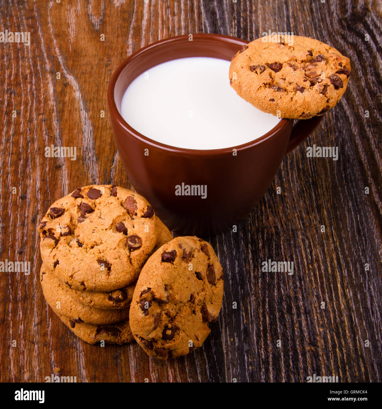 Cookies and milk Stock Photo - Alamy