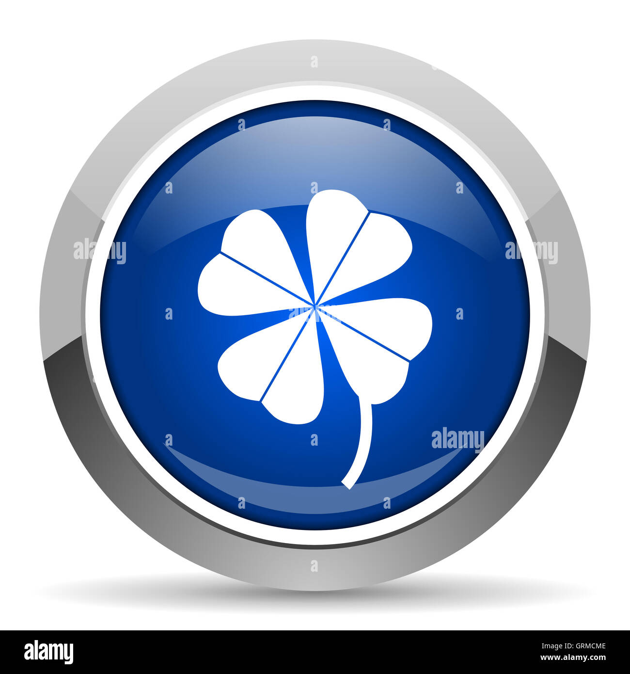 four-leaf clover icon Stock Photo - Alamy