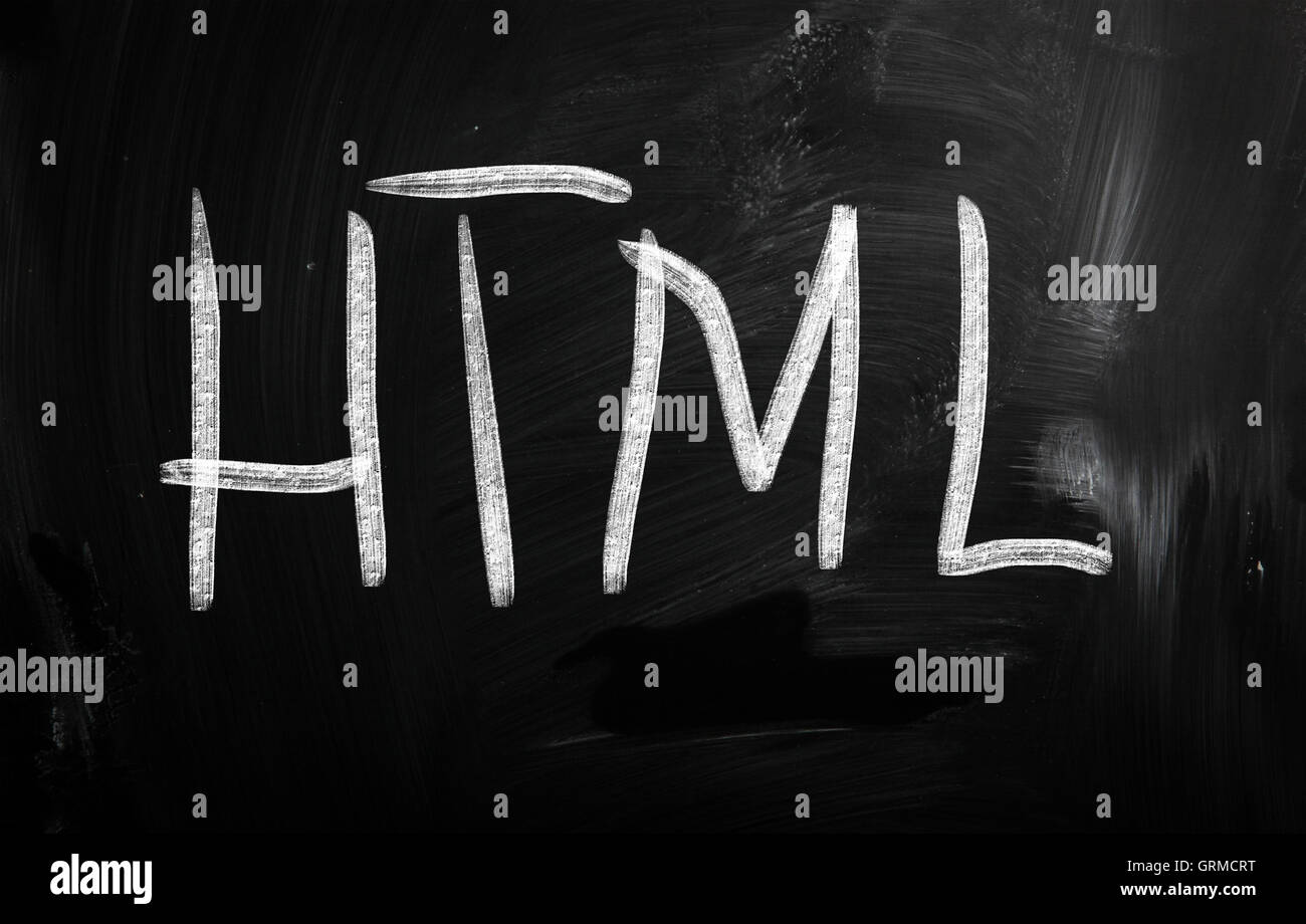 Html black and hi-res stock photography and images - Alamy
