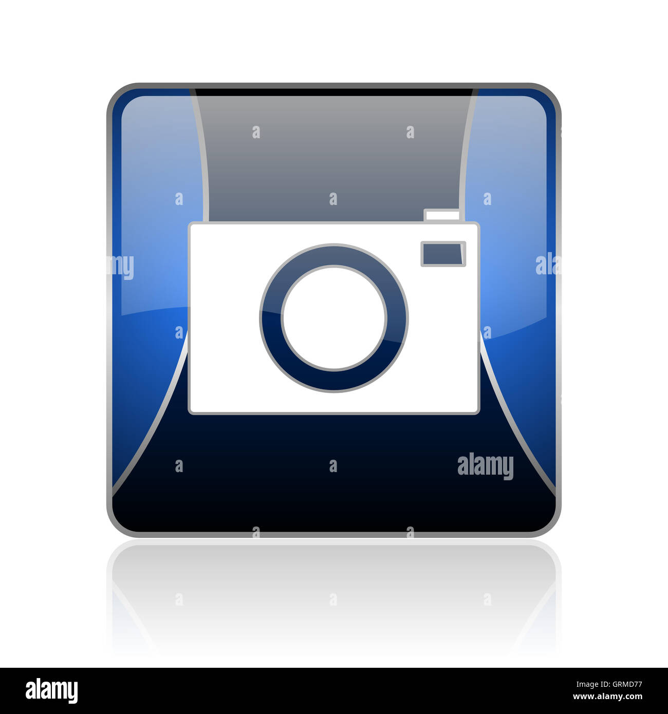 Camera icon black and blue icon hi-res stock photography and images - Alamy