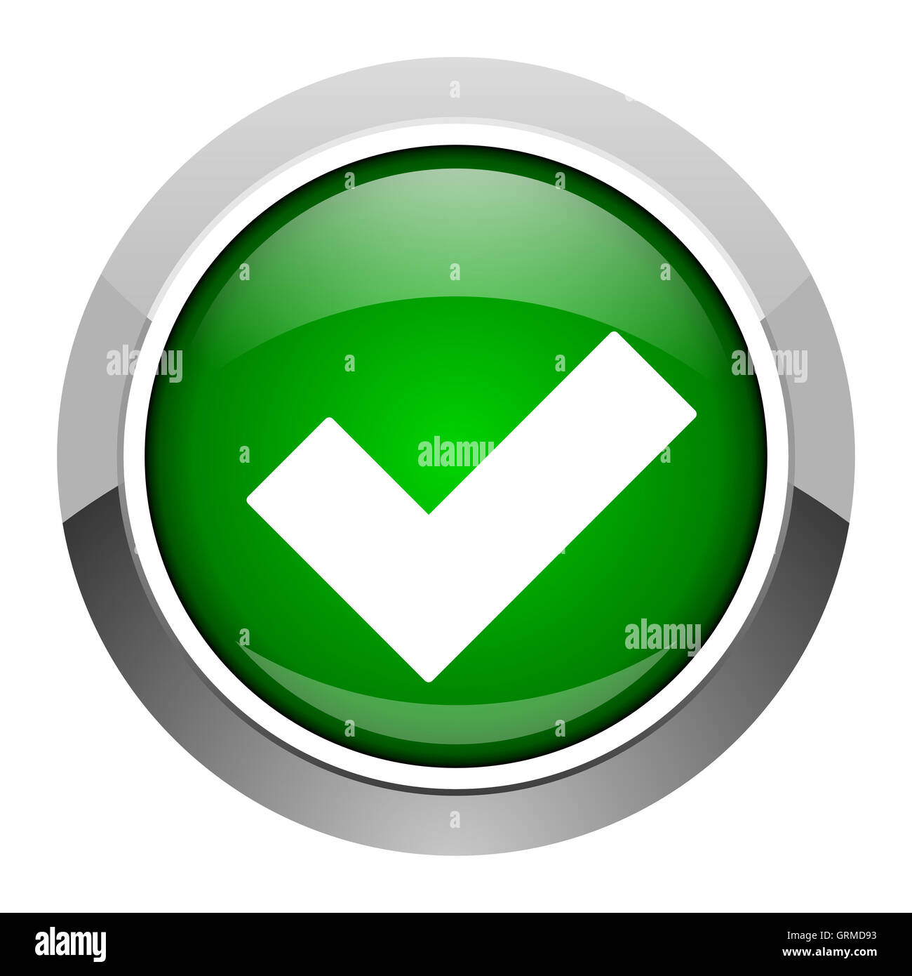 Accept icon Cut Out Stock Images & Pictures - Alamy