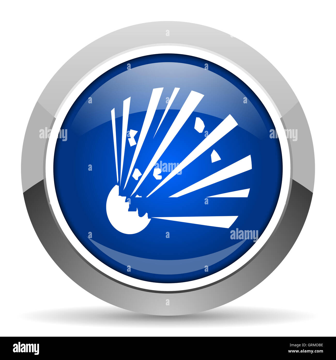 Explosion bomb icon Cut Out Stock Images & Pictures - Alamy