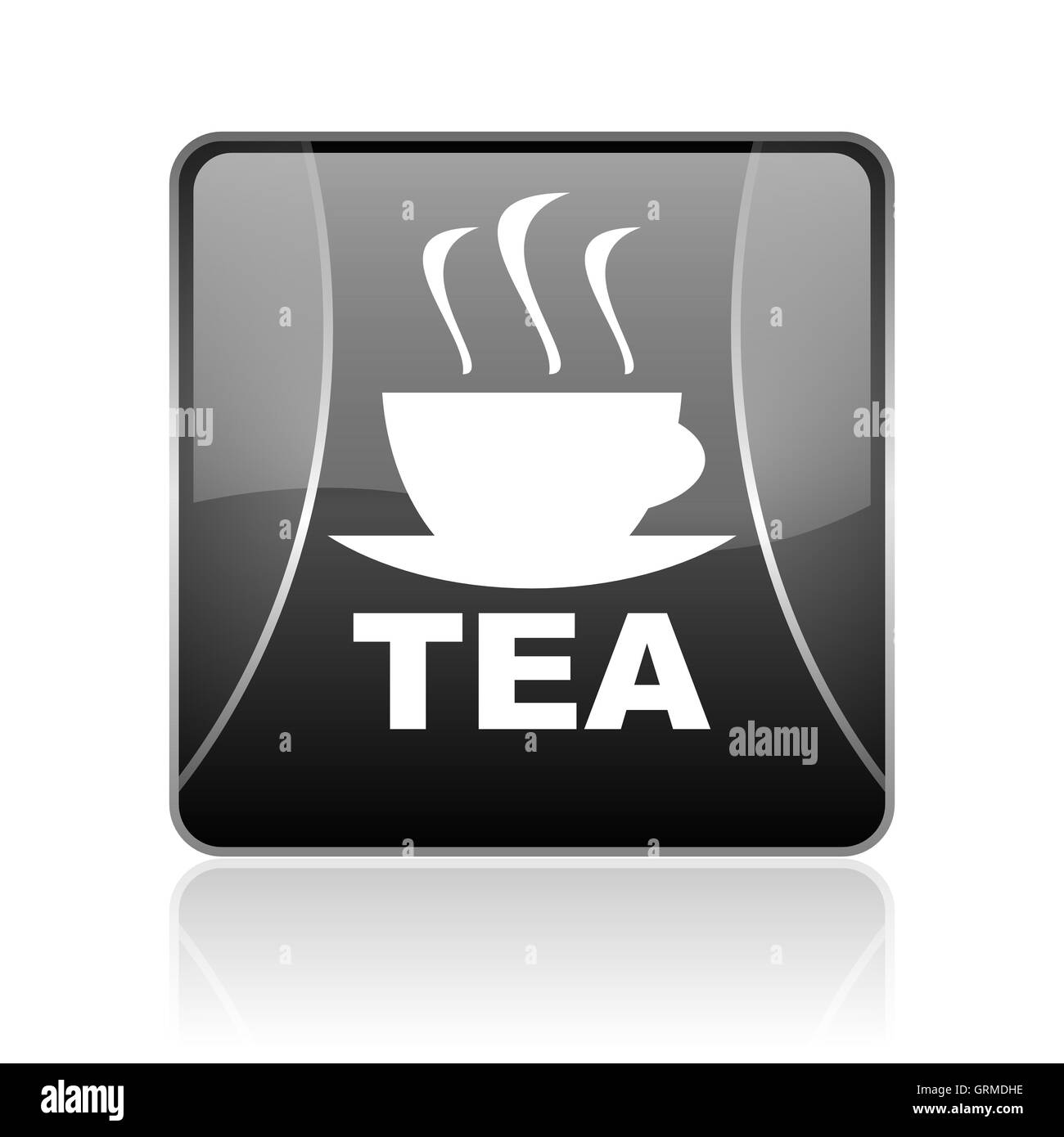Black tea icon hi-res stock photography and images - Alamy