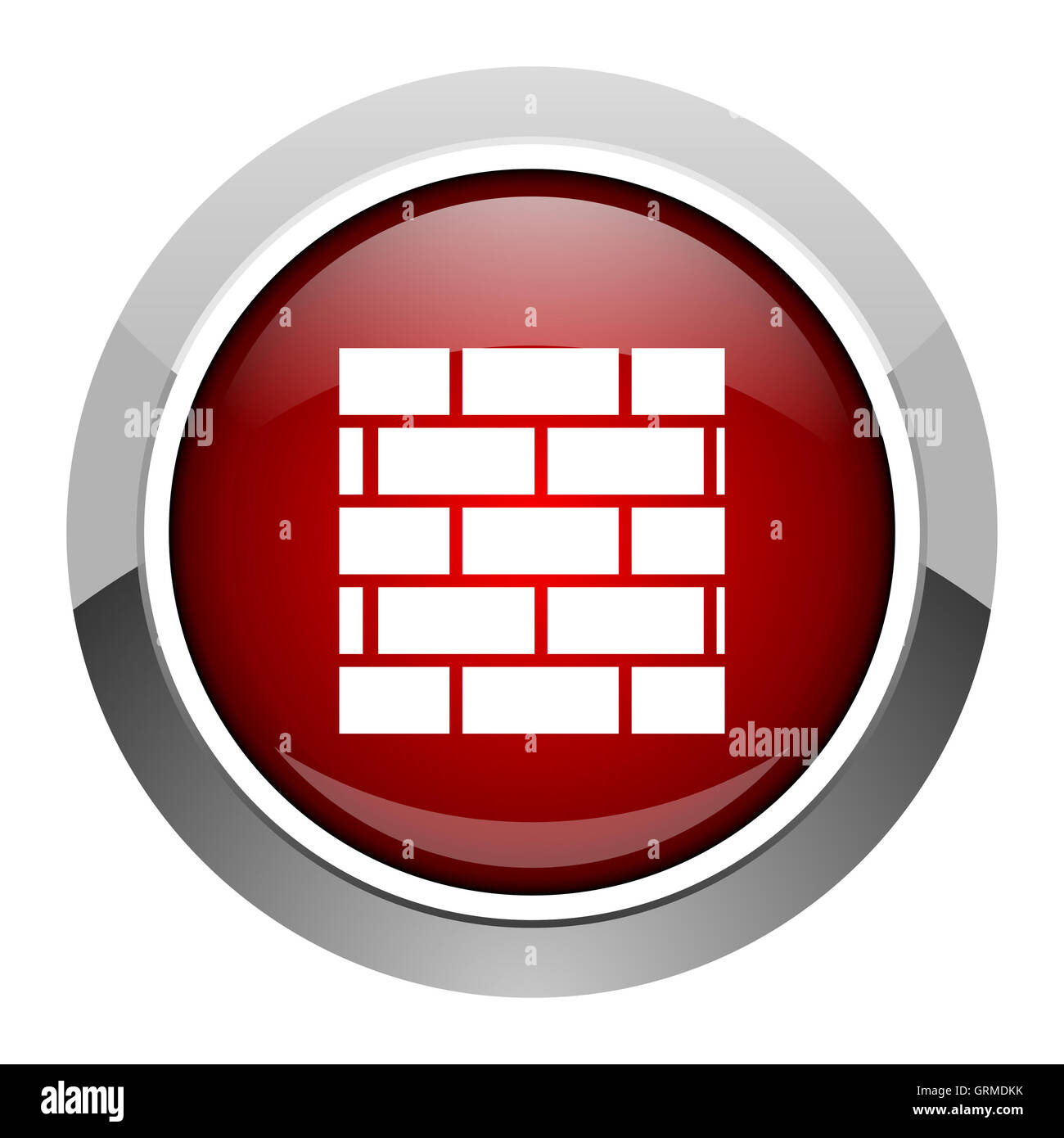 Firewall icon internet security Cut Out Stock Images & Pictures - Alamy