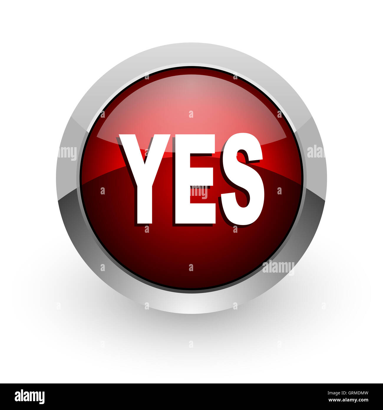 Accept red circle web Cut Out Stock Images & Pictures - Alamy