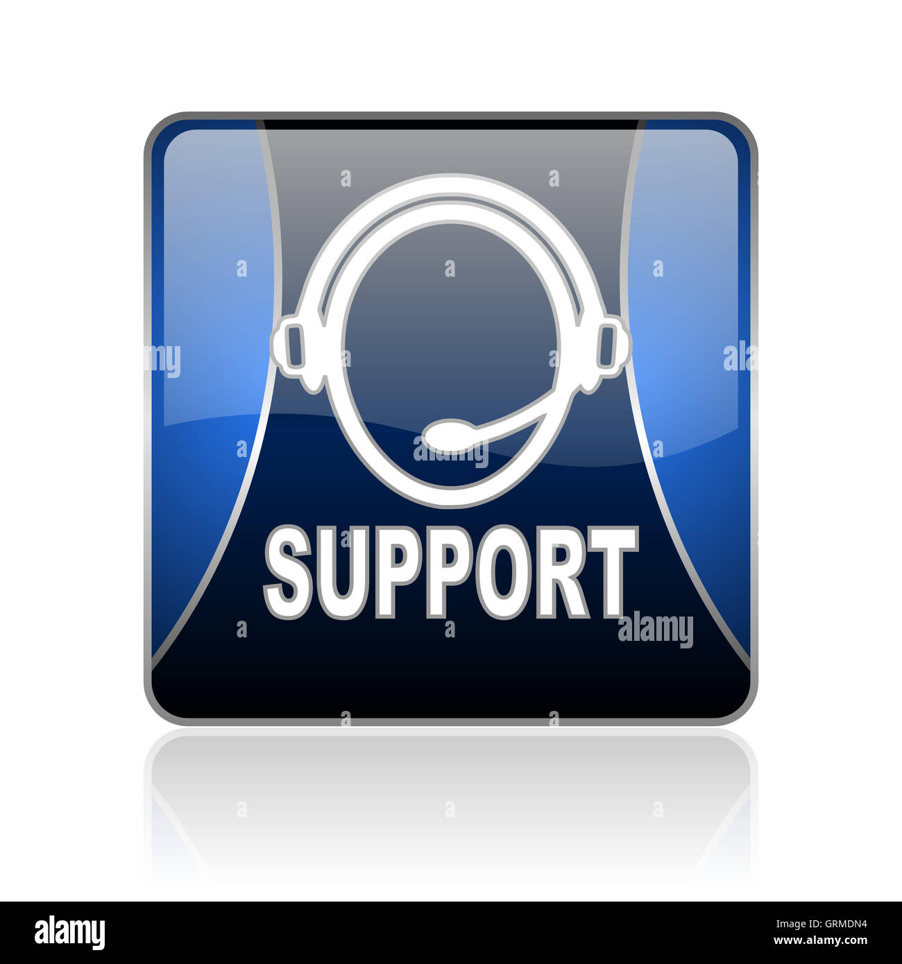 Help support blue icon Cut Out Stock Images & Pictures - Alamy