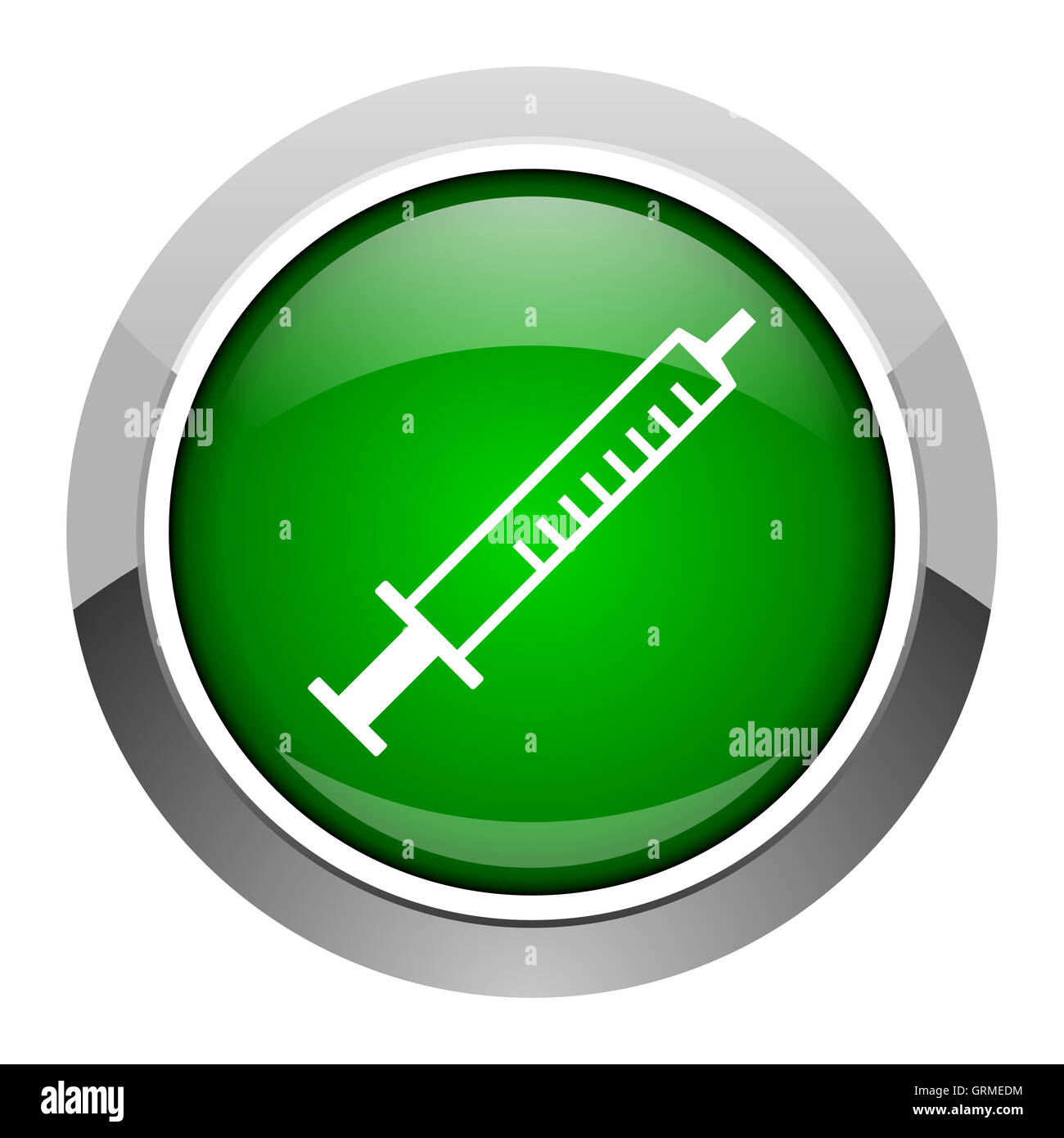 Syringe icon 3d medical hi-res stock photography and images - Alamy