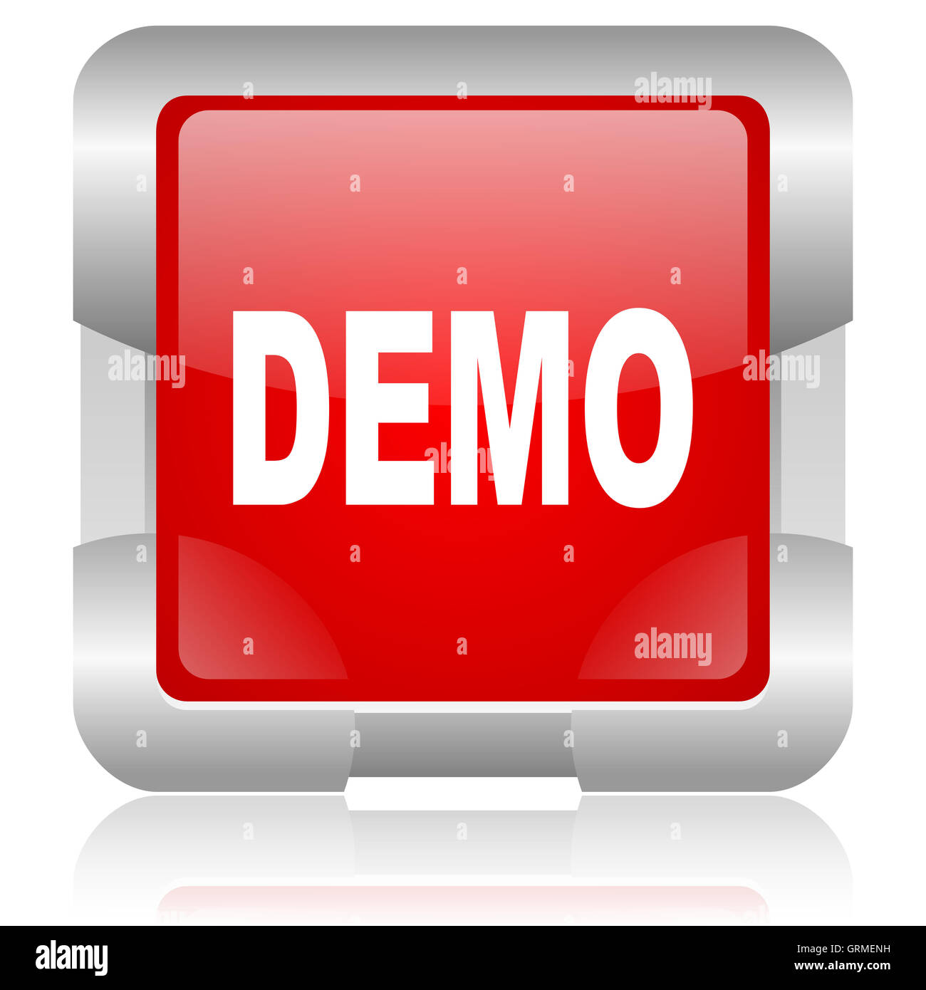 Demo icon demo website button hi-res stock photography and images - Alamy