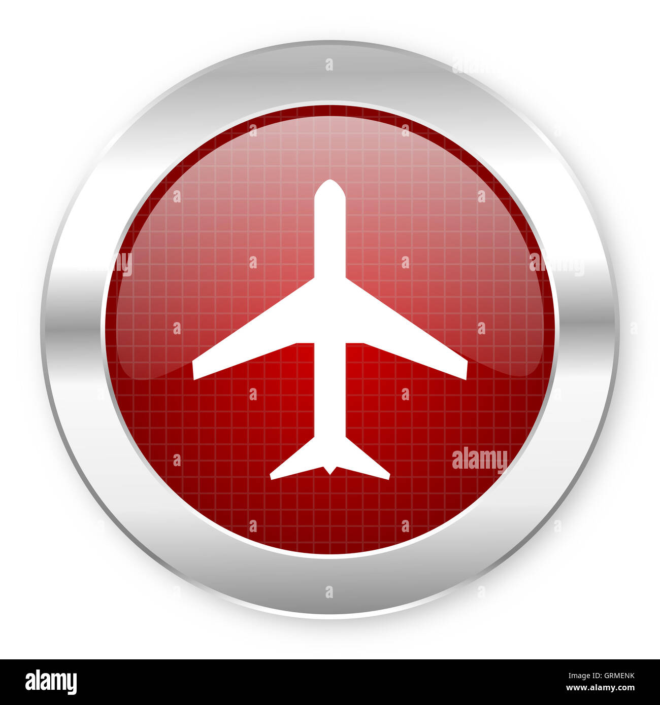 Red and silver plane hi-res stock photography and images - Alamy