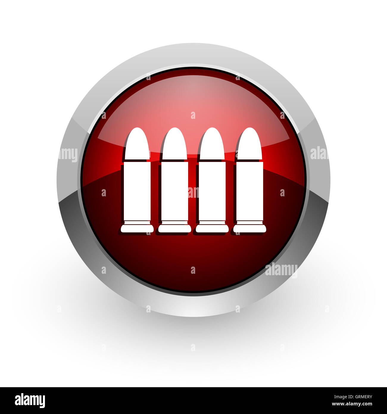 Military icon red circle set hi-res stock photography and images - Alamy
