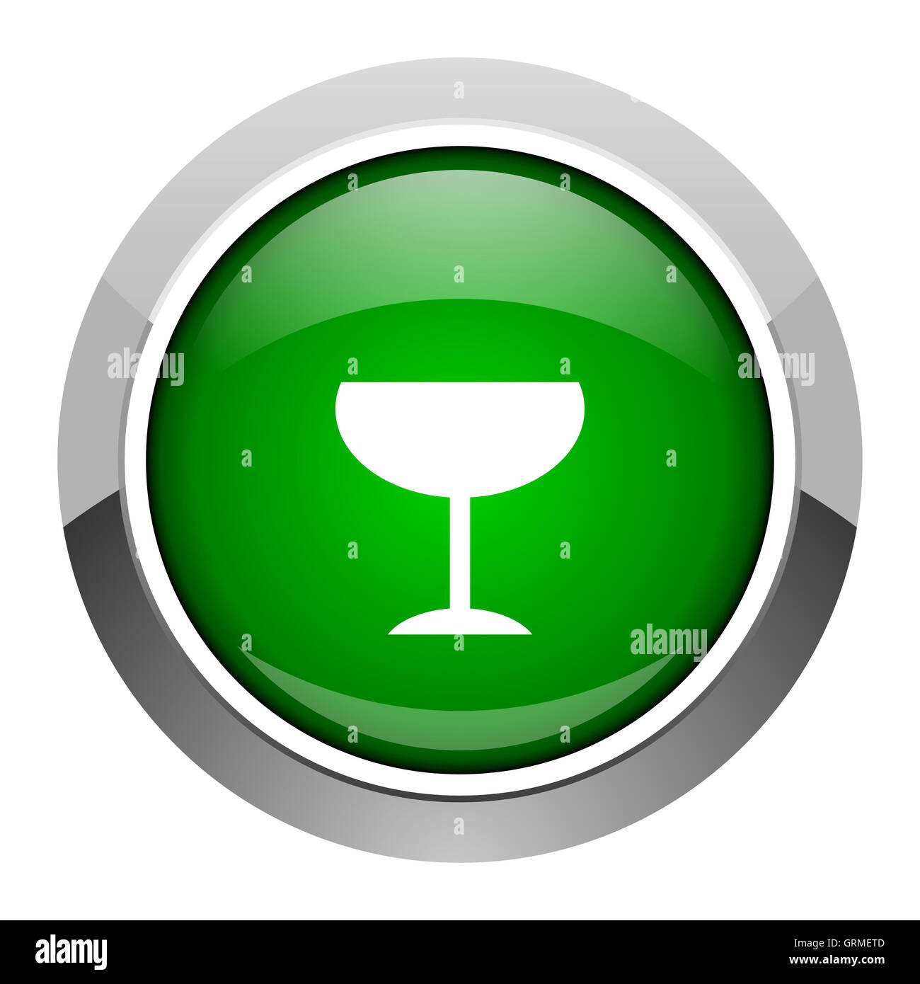 Glass icon hi-res stock photography and images - Alamy