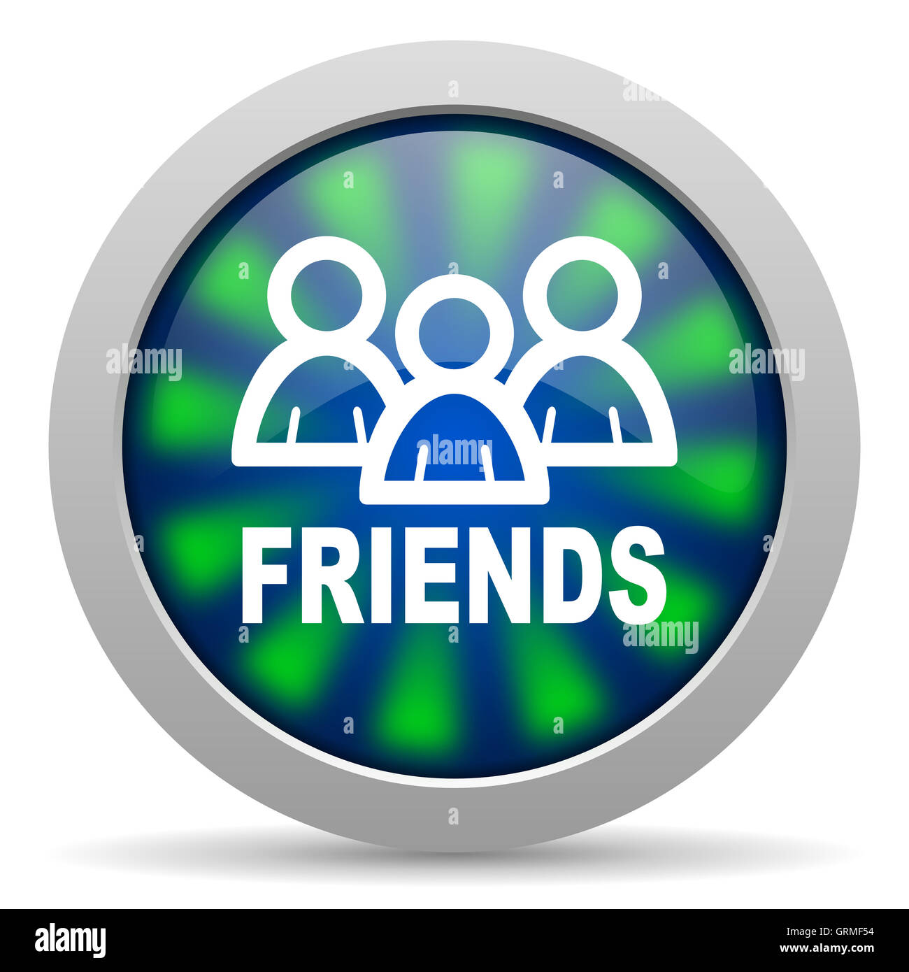 Friends icon hi-res stock photography and images - Alamy