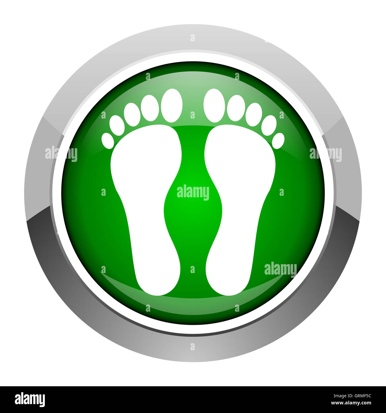Ecological footprints Cut Out Stock Images & Pictures - Alamy