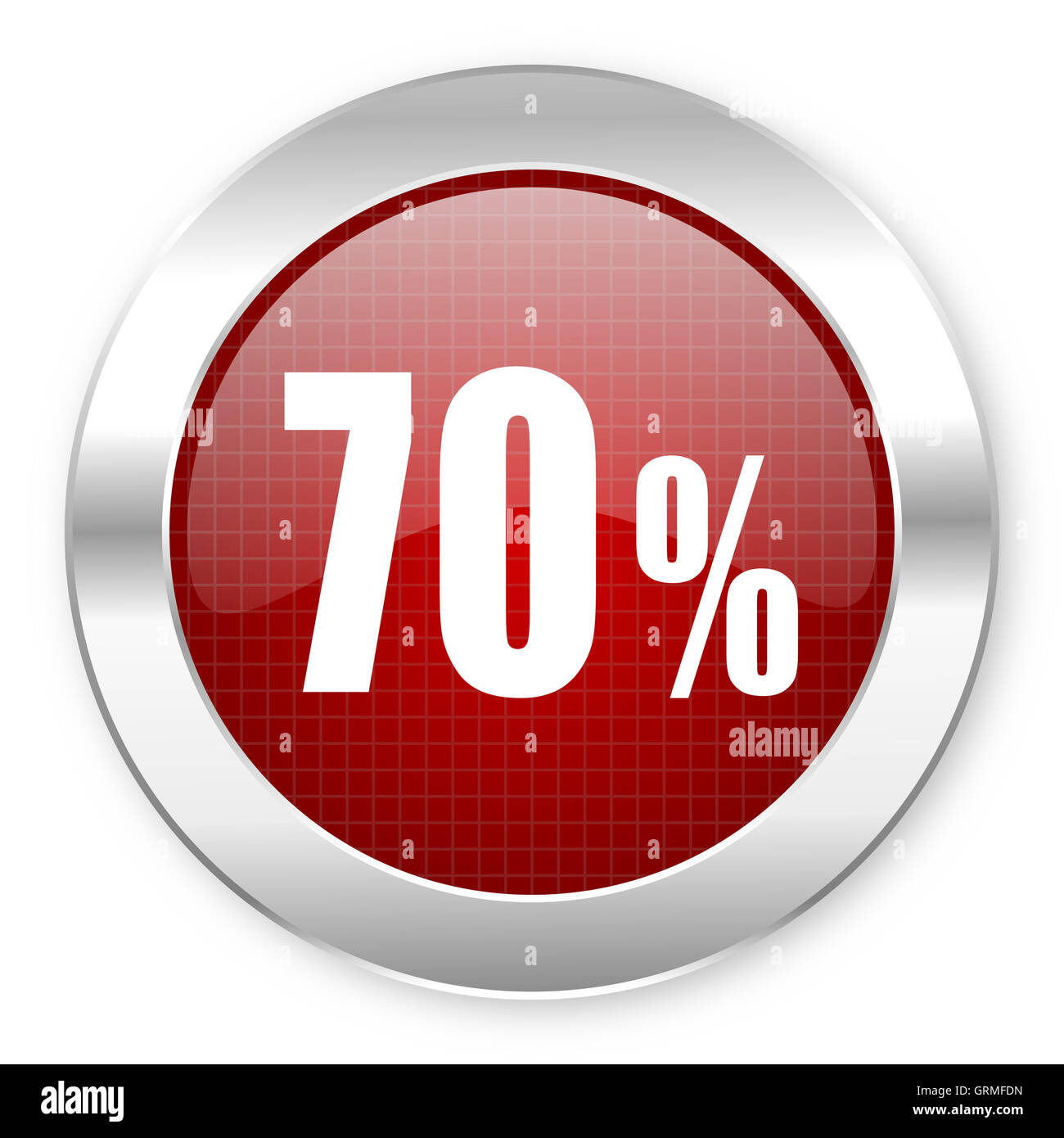 70 percent icon Stock Photo - Alamy
