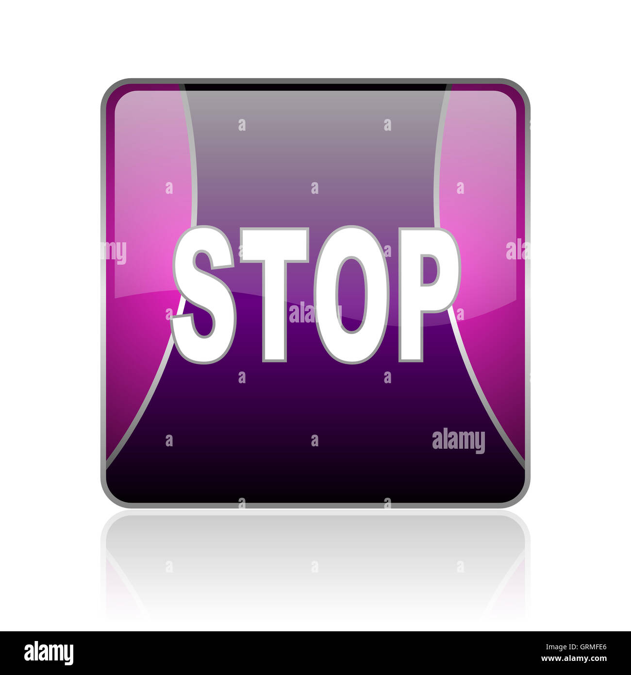 Stop square Cut Out Stock Images & Pictures - Alamy
