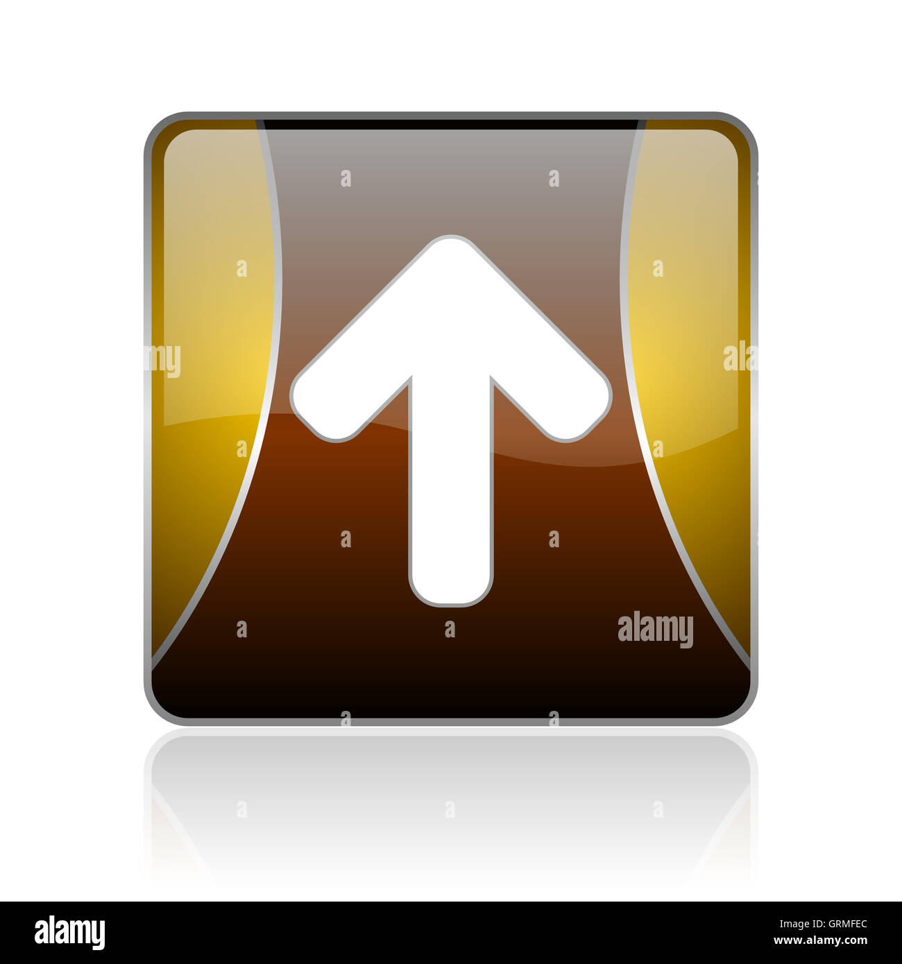 Up arrow logo icon hi-res stock photography and images - Alamy
